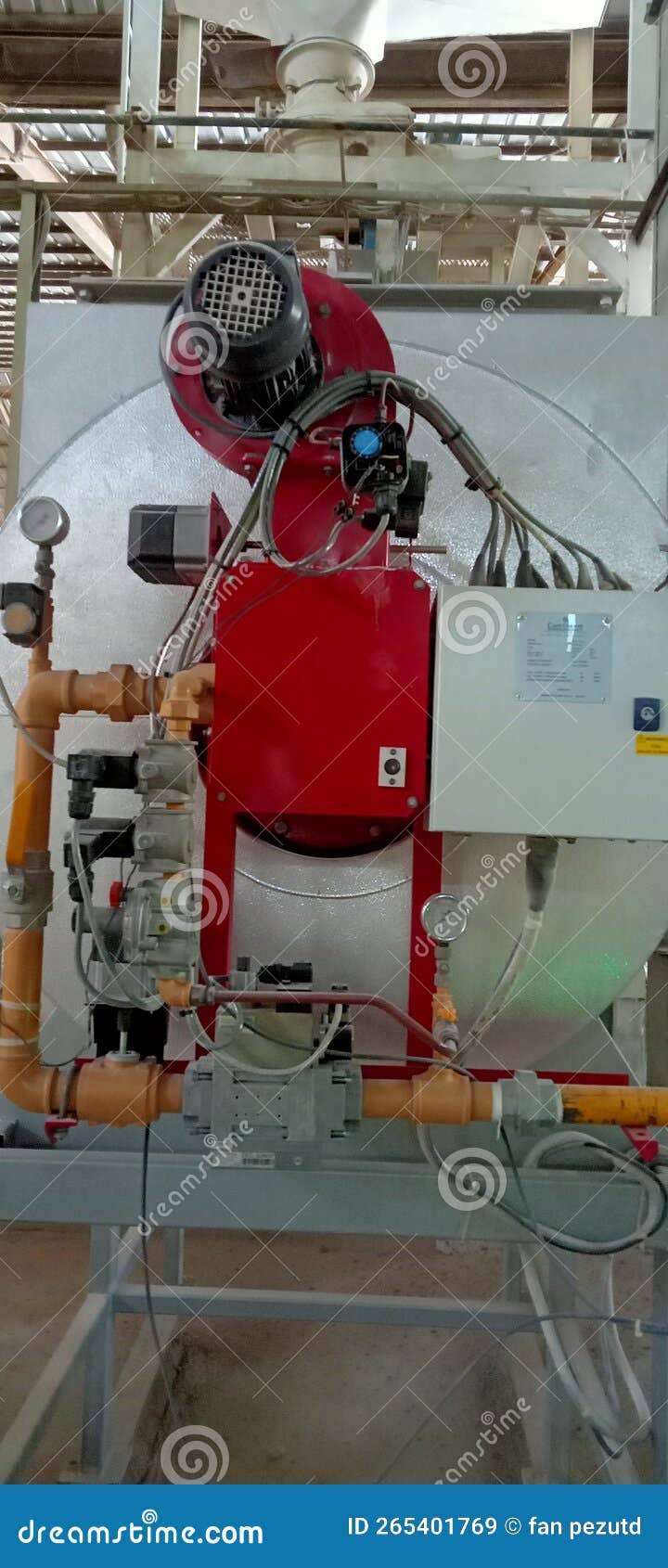 Furnace Ignition Burner Line Stock Image - Image of engine, furnace ...