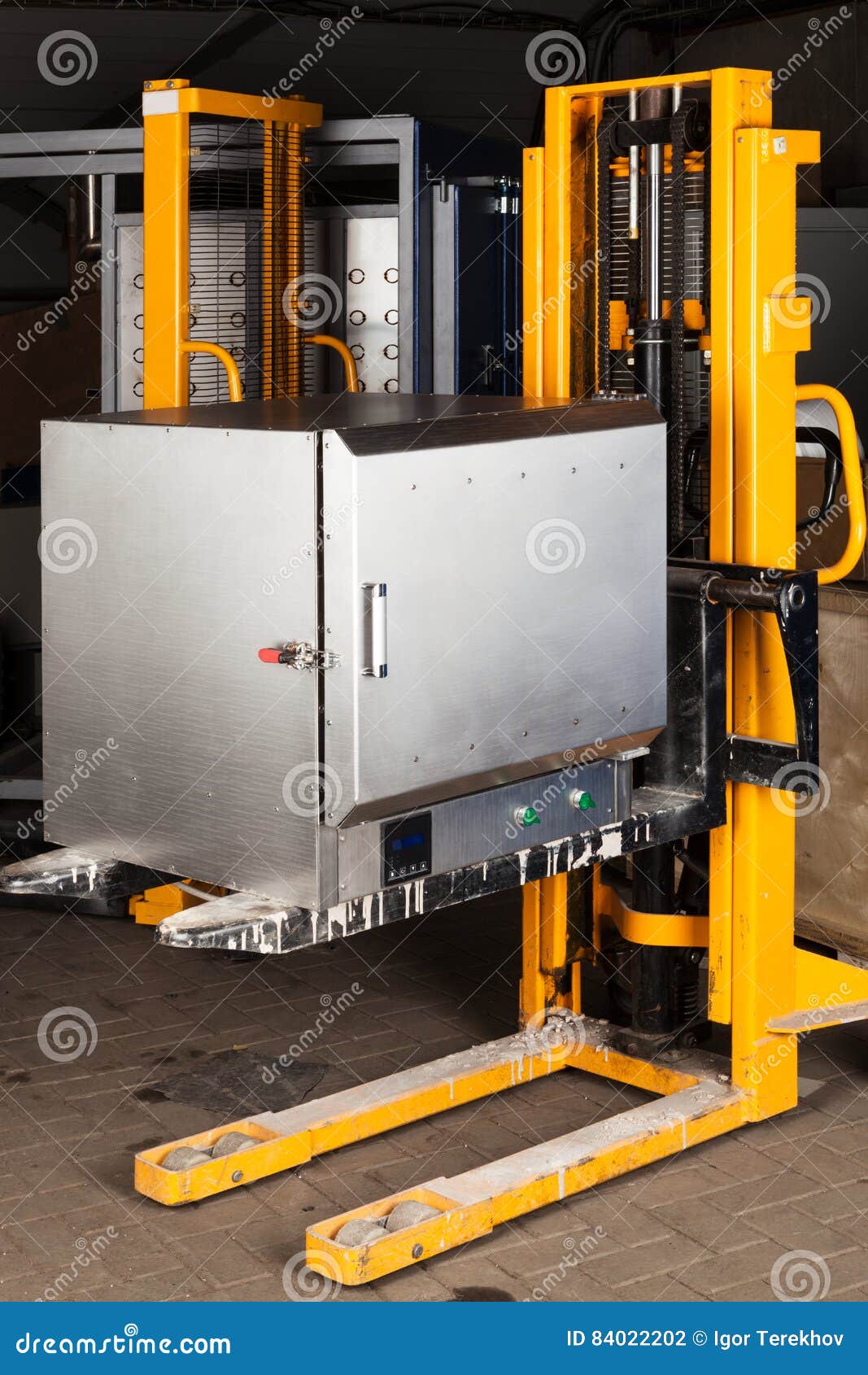 Furnace at the loader stock photo. Image of export, factory - 84022202