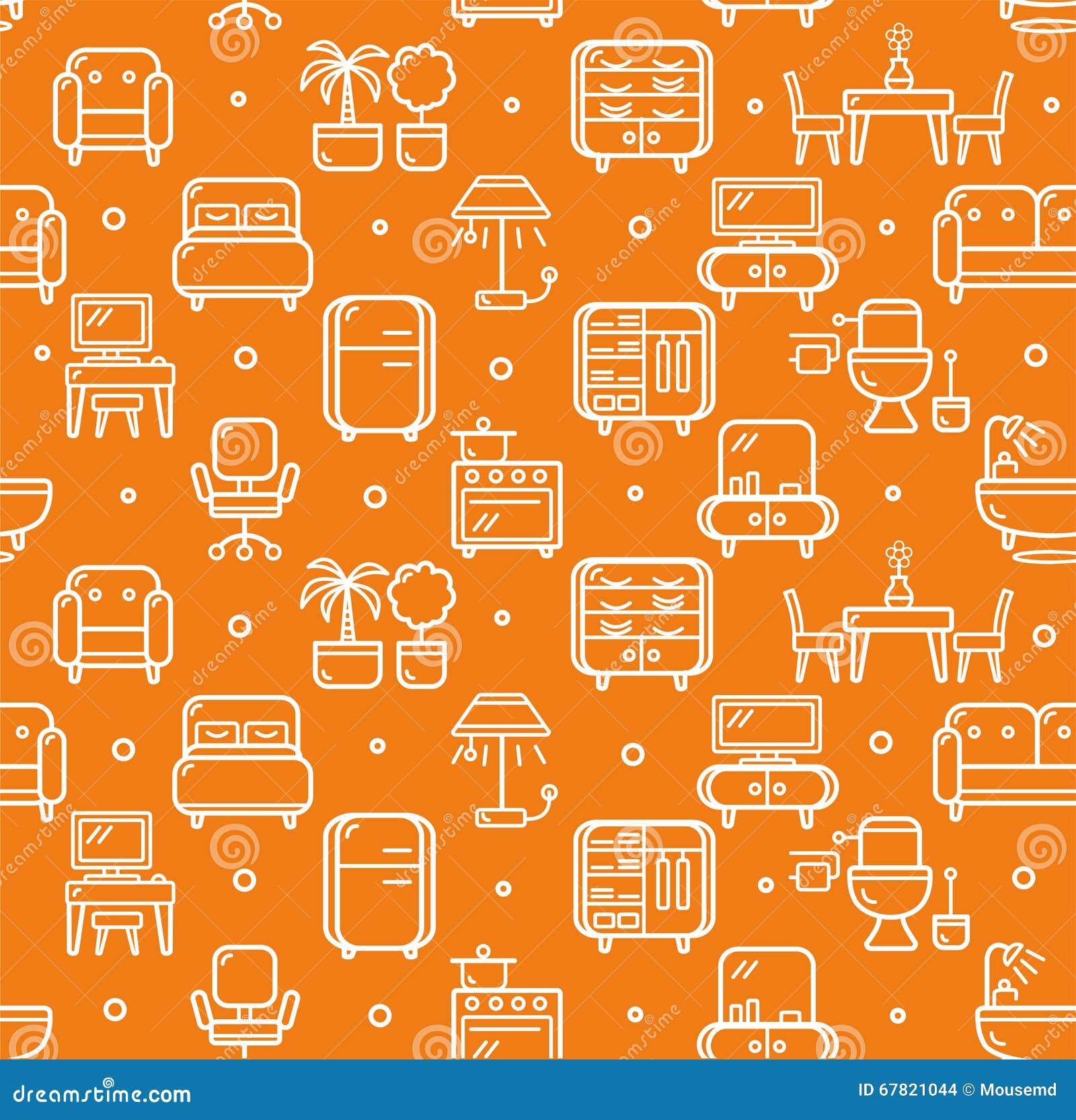 Furniture Background Seamless Pattern, Subtle Plaid Vector Textile ...