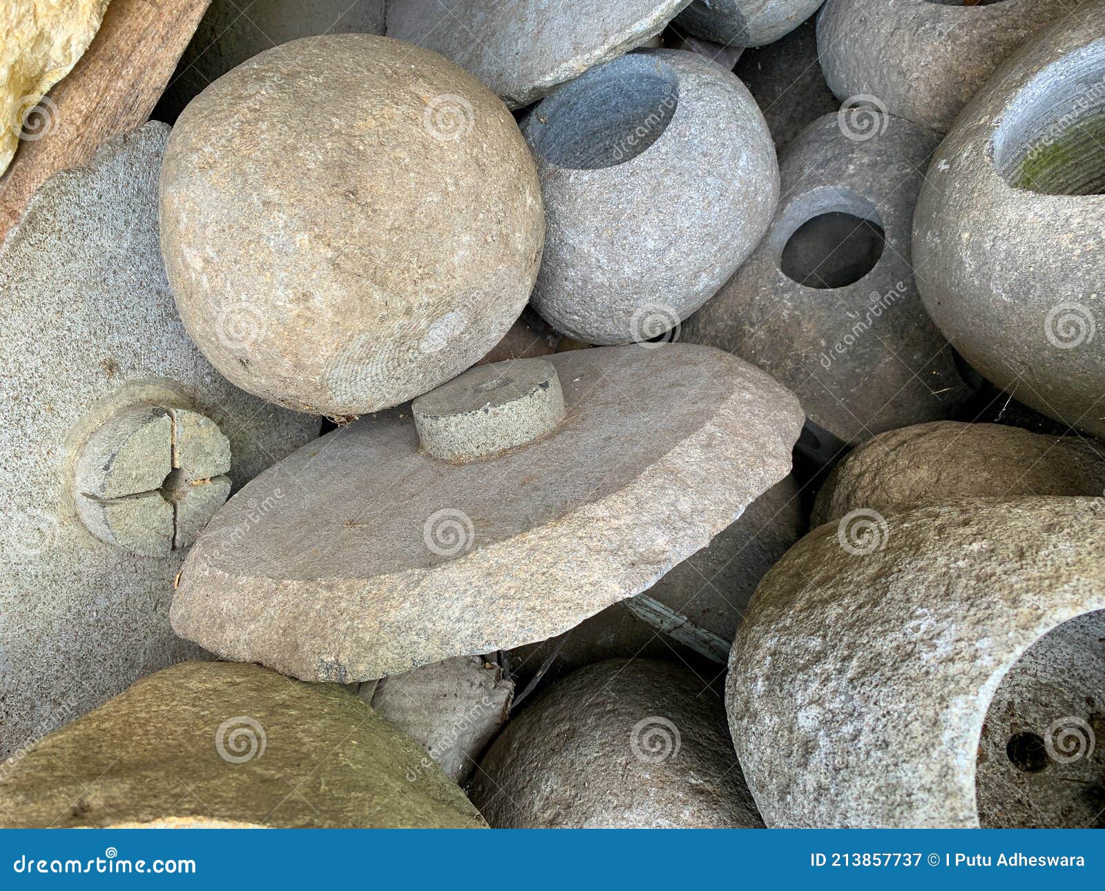 Background of Pot Made of Natural Stone Stock Image - Image of pile ...