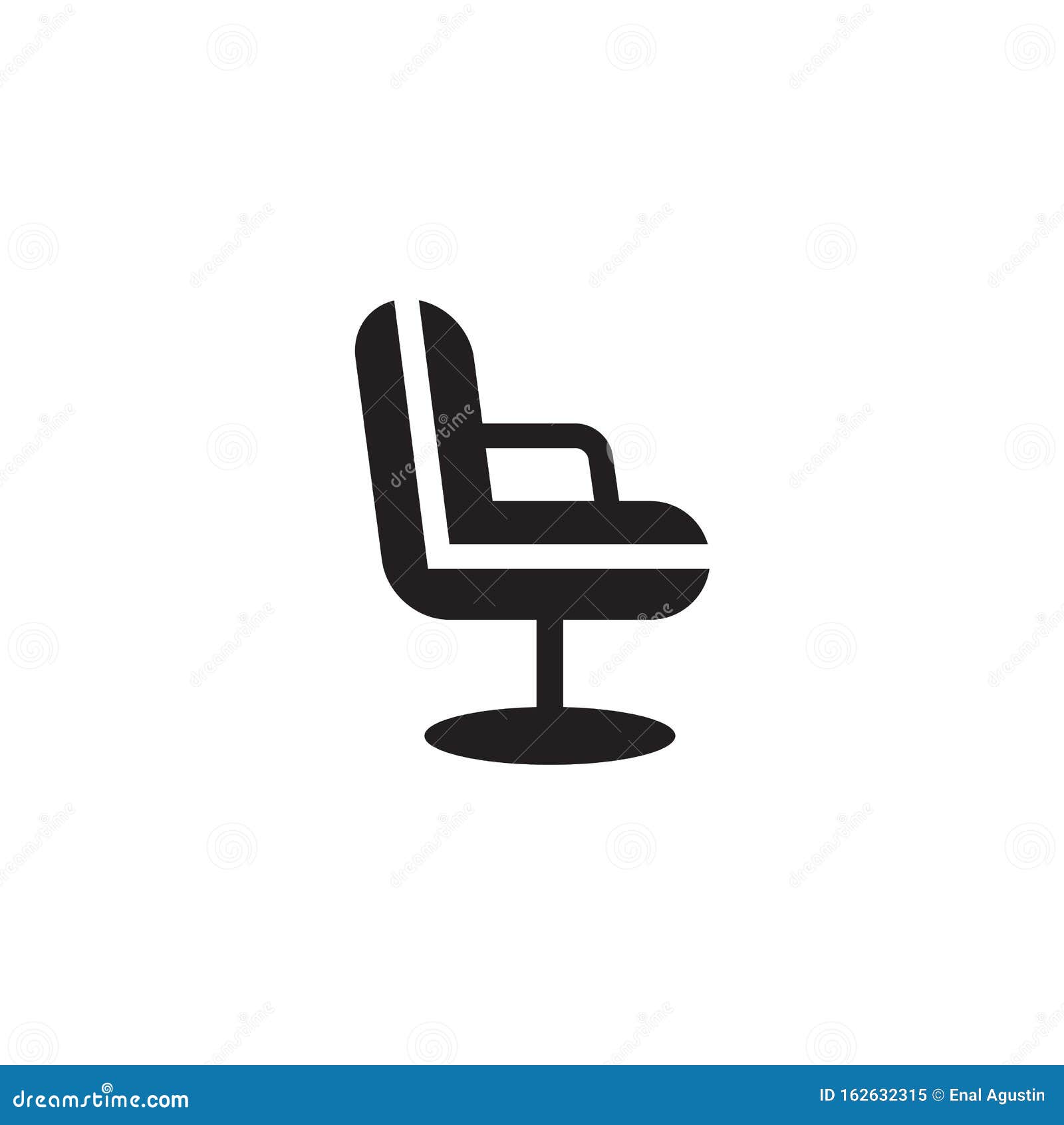 Furniture Company Logo Design with Using Table and Chair Icon Design ...