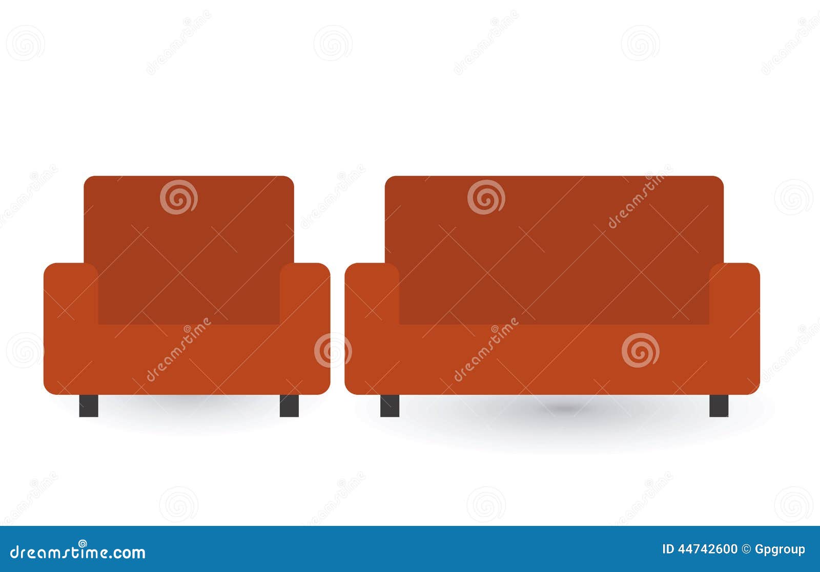 Furniture design stock vector. Illustration of concept - 44742600