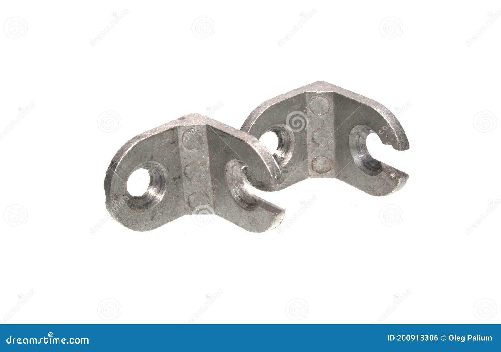 A Furniture Fastening Angle Isolated on a White Background Stock Photo ...
