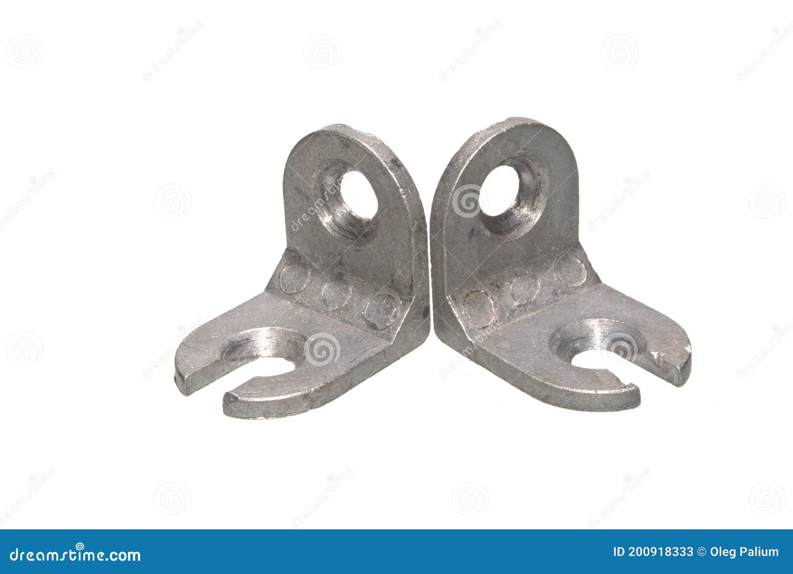 A Furniture Fastening Angle Isolated on a White Background Stock Image ...