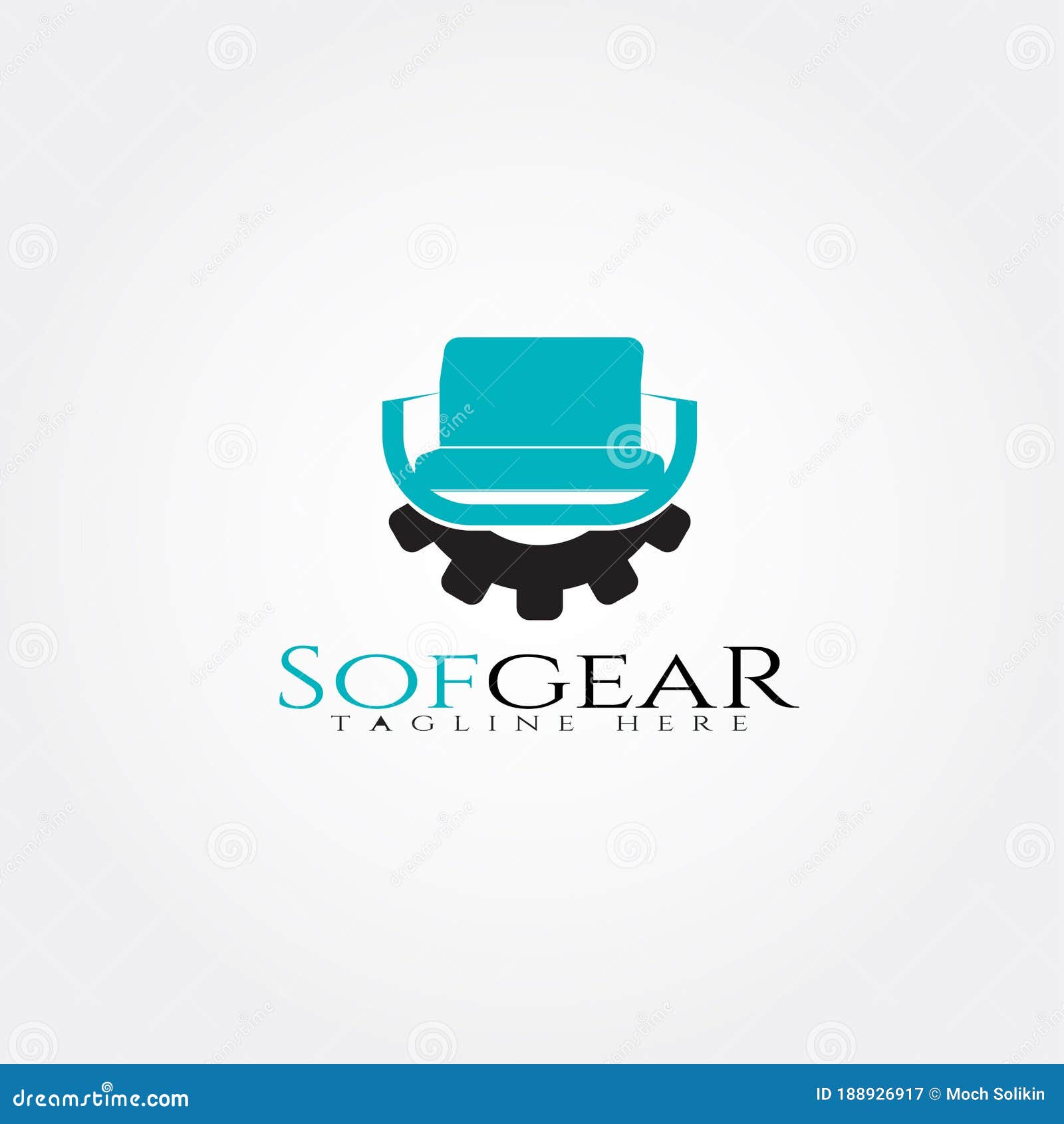 Furniture Logo Template,gear and Seat Icon Combination ,illustration ...