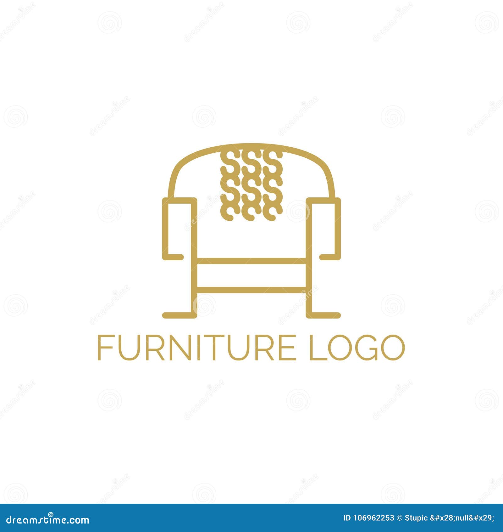 Furniture Logo Vector Art Logo Template and Illustration Stock ...