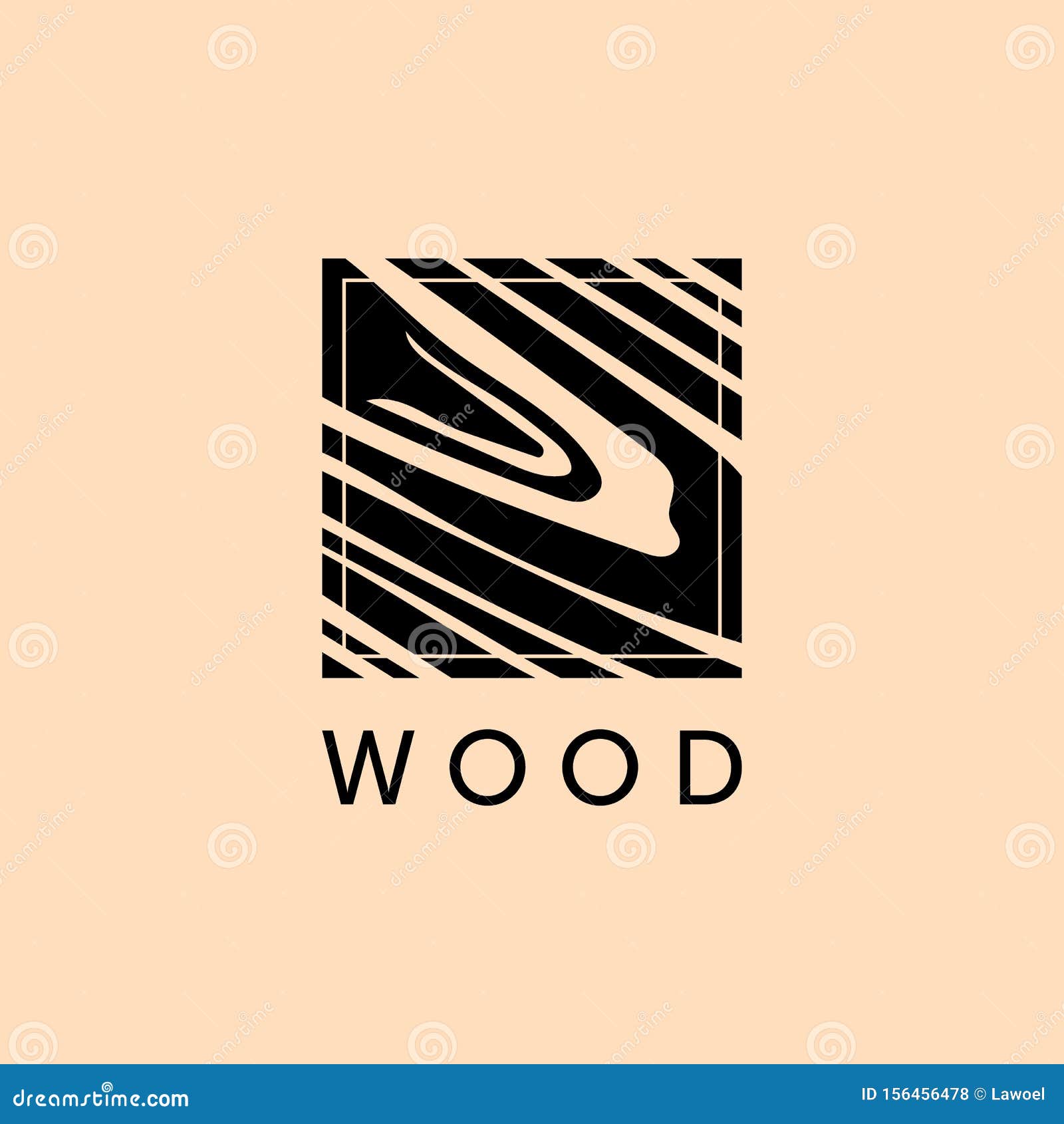 Furniture Logo Wood Floor Natural Pattern Wood Stock Vector ...