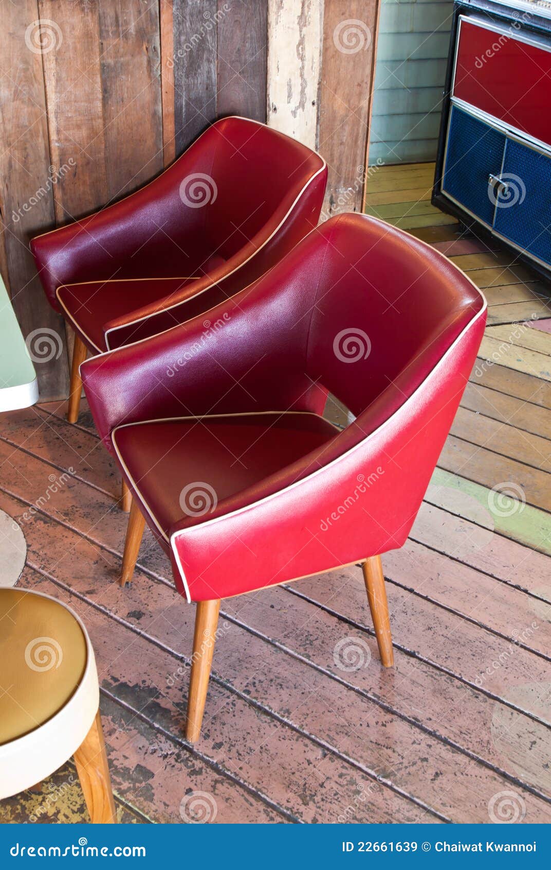 Furniture - two red chairs stock image. Image of seat - 22661639