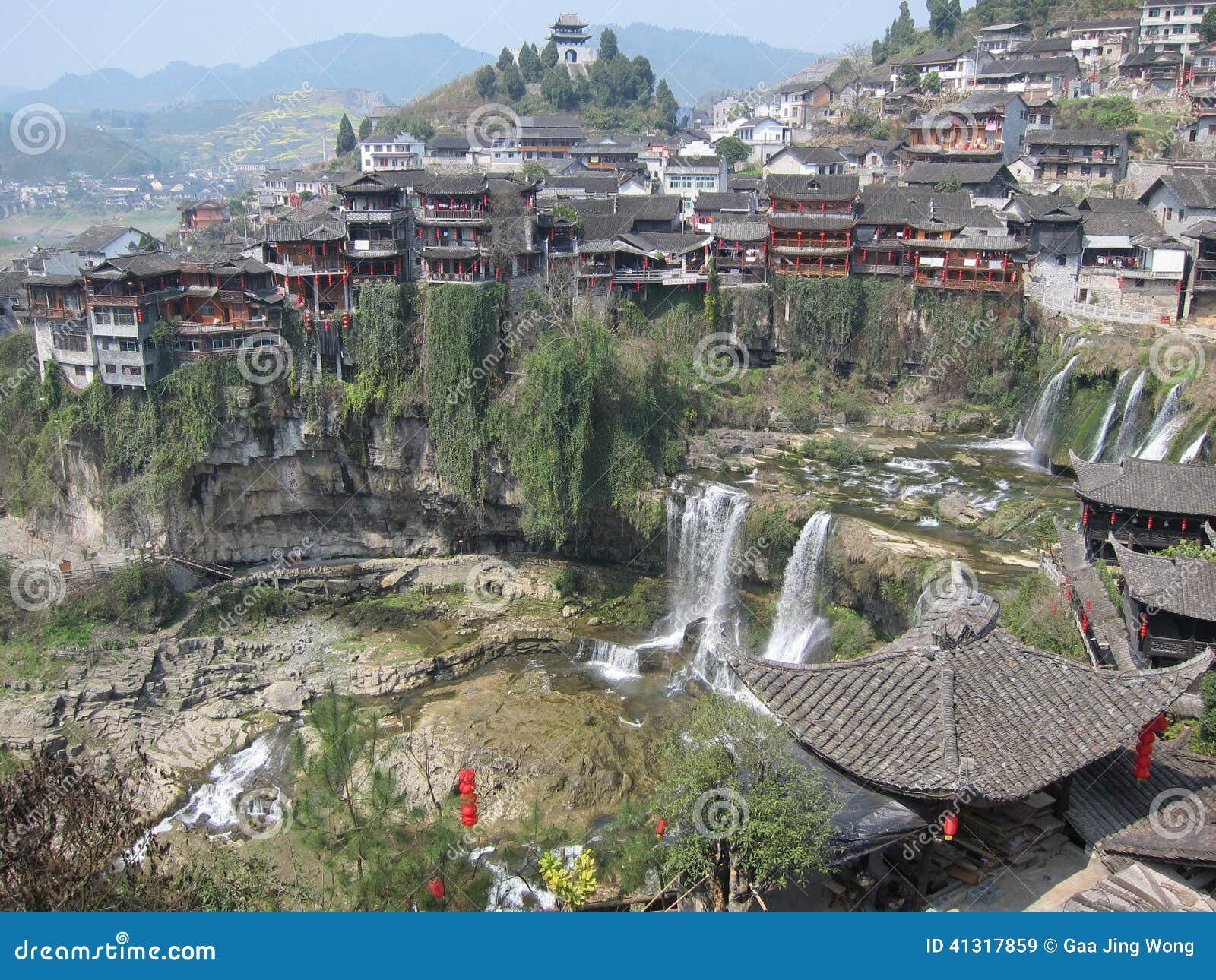 Furong Ancient Town stock image. Image of landscape, ancient - 41317859