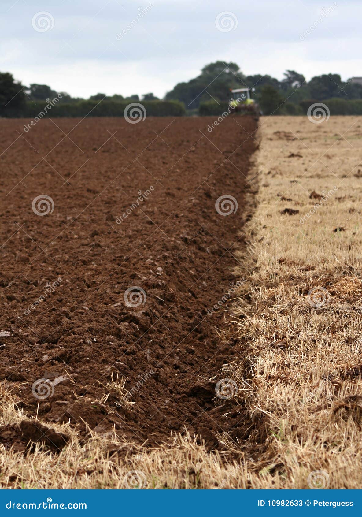 Furrow stock image. Image of arable, industry, furrow - 10982633