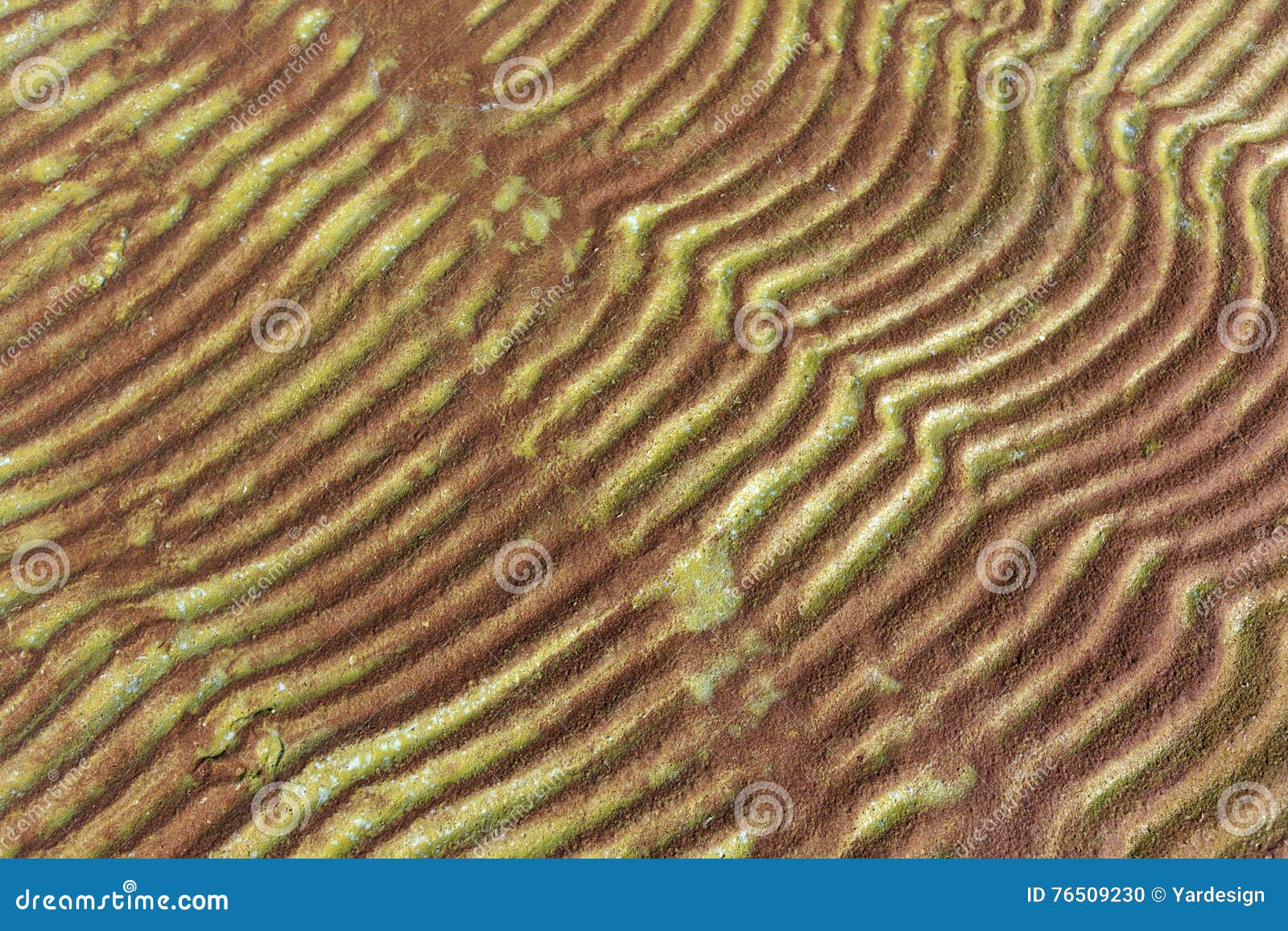 Furrows and Ripples on Wet Sand Texture Stock Photo - Image of brown ...