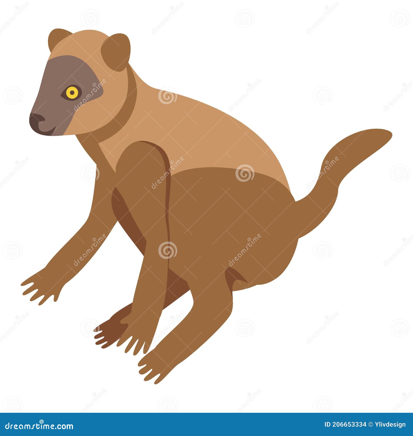 Lemur Icon. Trendy Flat Vector Lemur Icon On White Background Fr | CartoonDealer.com #130332866