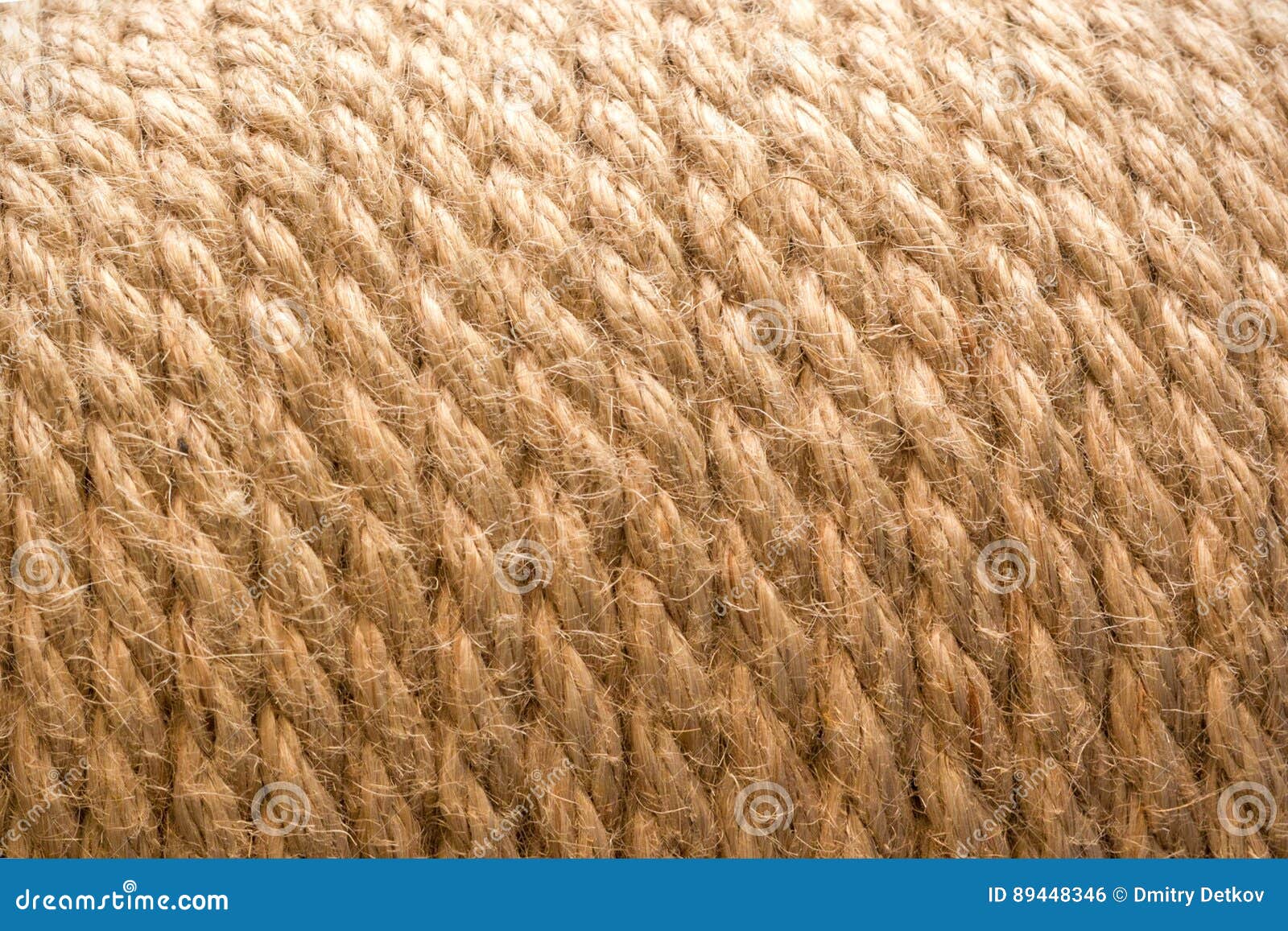 Furry rope stock photo. Image of rustic, industry, hemp - 89448346