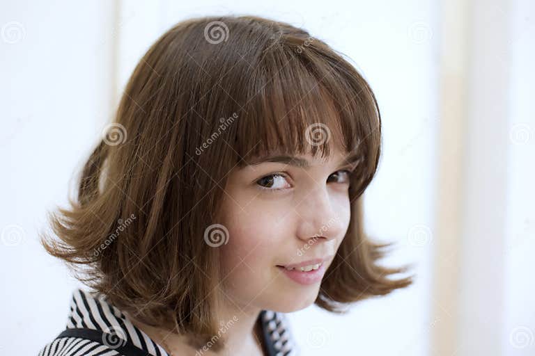 Furtive look stock image. Image of artfully, woman, modern - 25440745