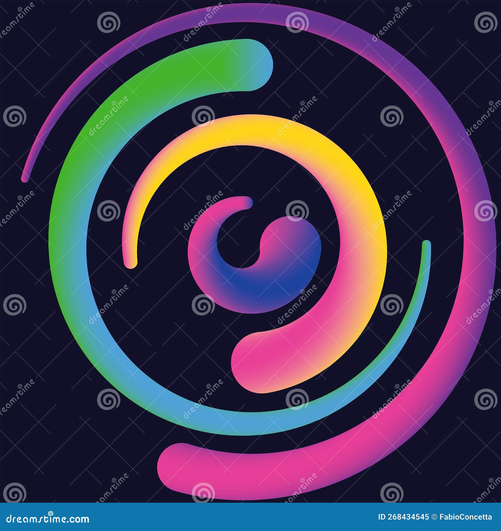 Background of Abstract Shapes Graphics Design Color Fusion Swirl Effect ...