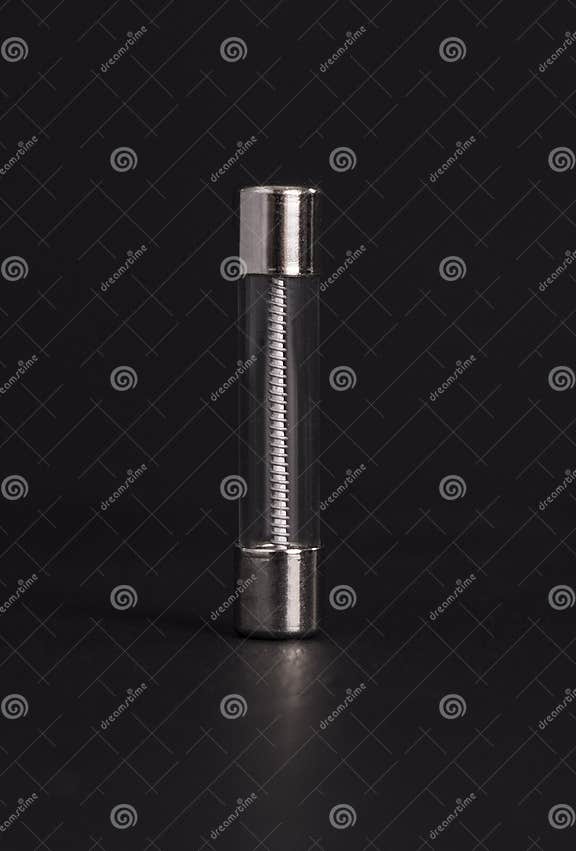 Fuse on a Black Background stock photo. Image of circuit - 352769810