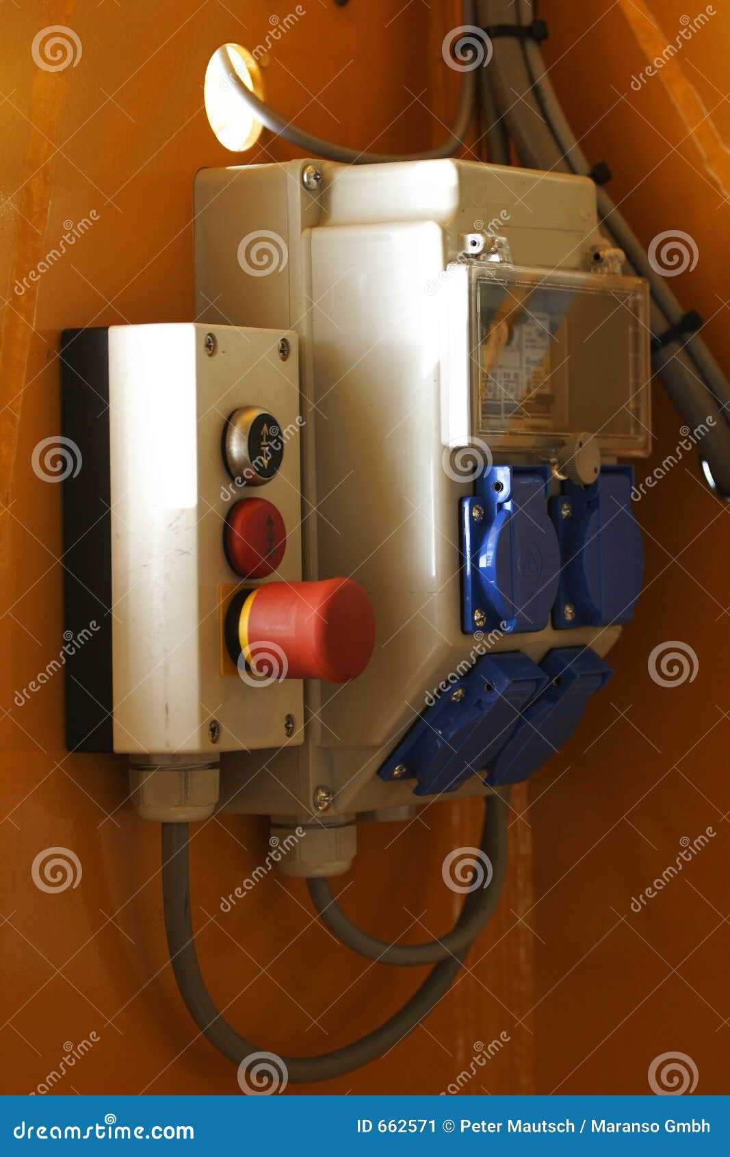 Emergency Switch On Patient Bed In Hospital Vintage Tone Color. Stock ...