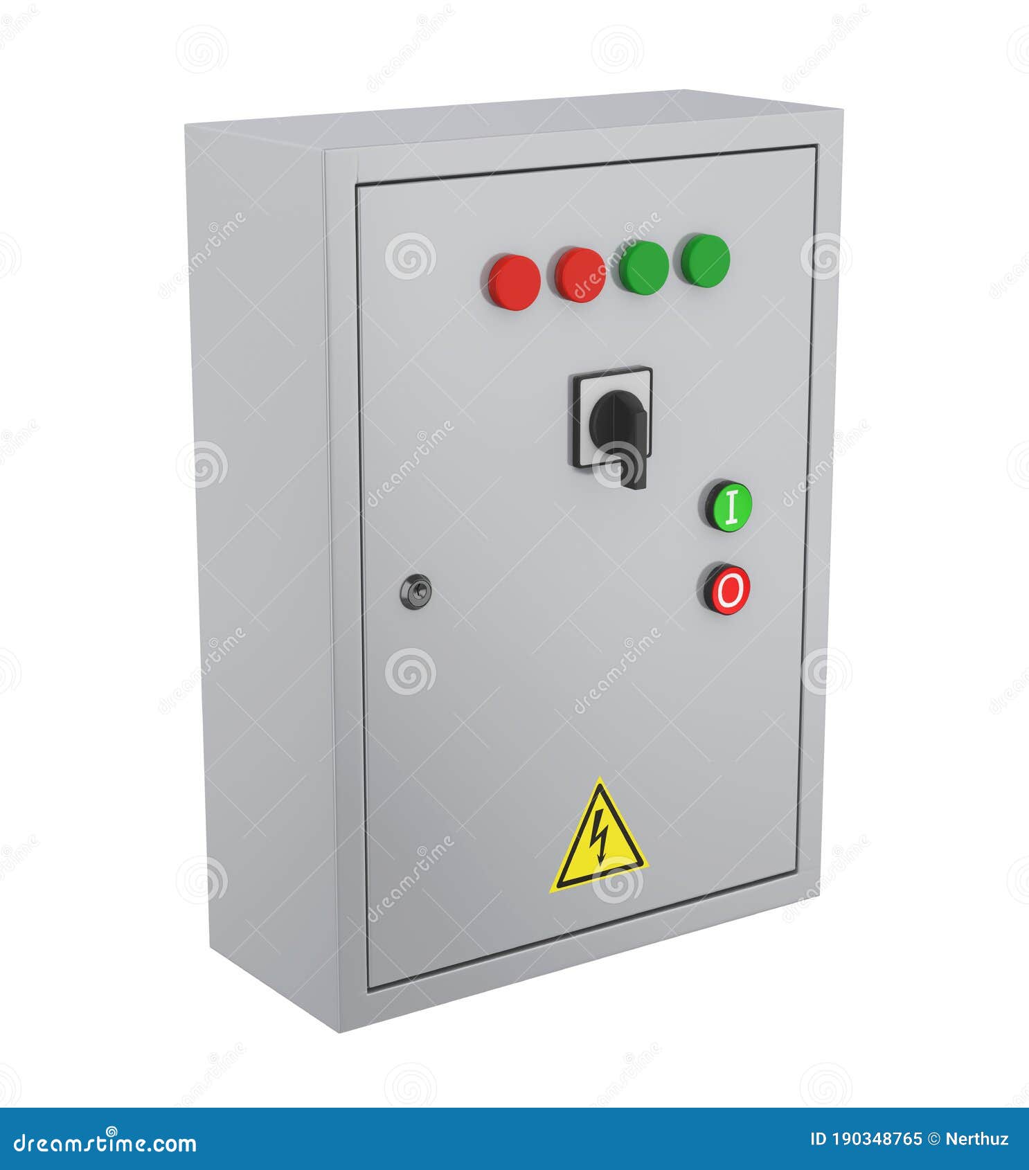 Fuse Box Isolated stock illustration. Illustration of electrician ...
