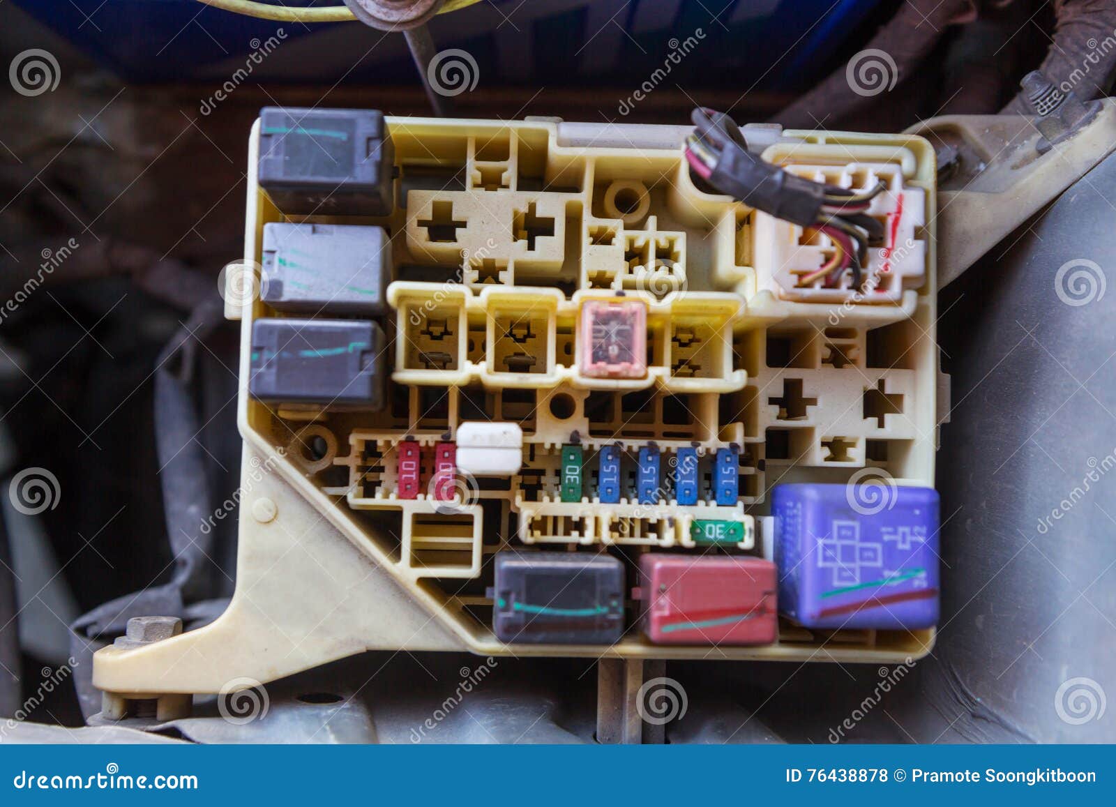 Manternance Car Of Electric Train Golden Line Rail Way Royalty-Free ...