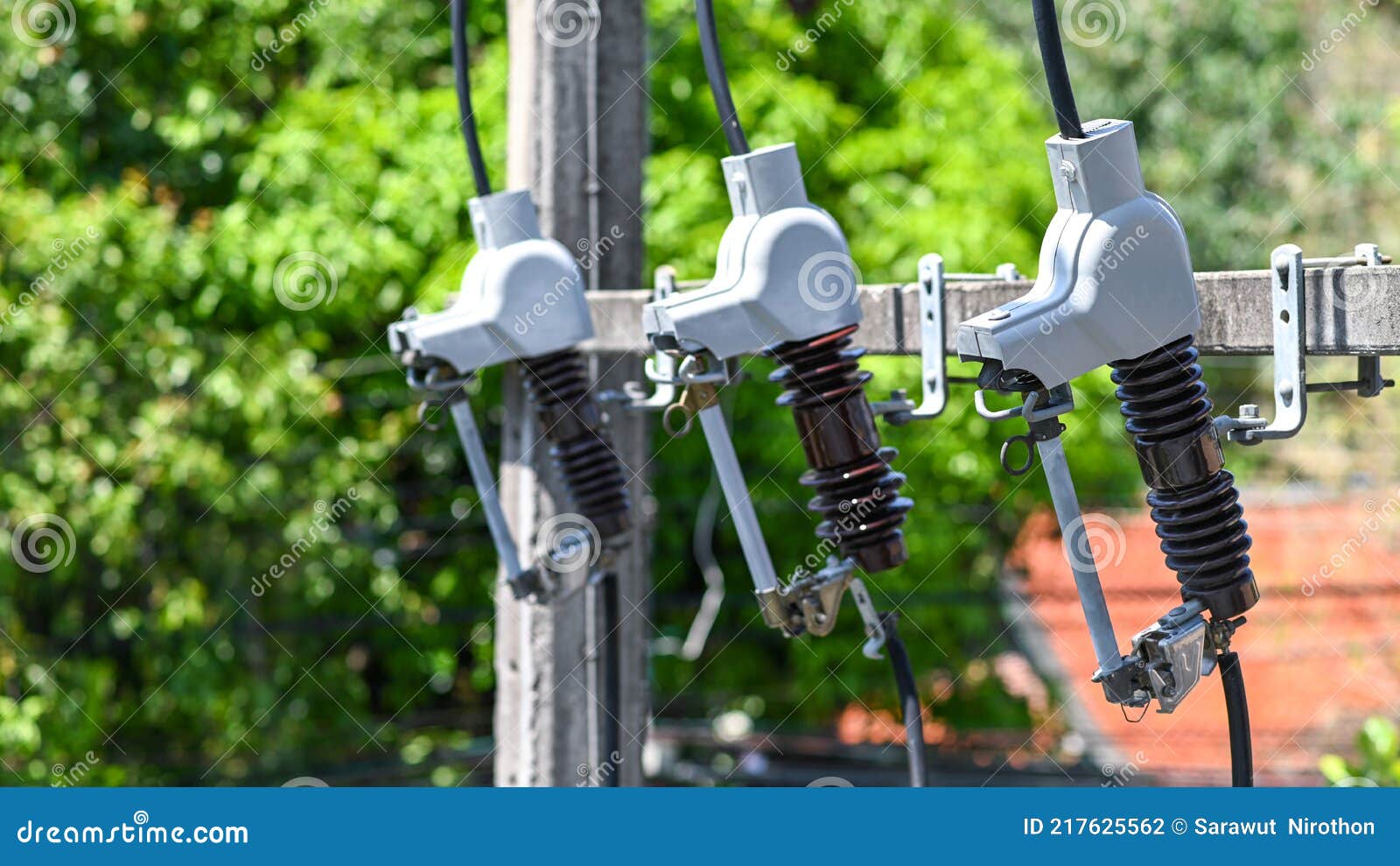 Electrical Cutout Cartridge Ceramic Fuse Holder. Royalty-Free Stock ...