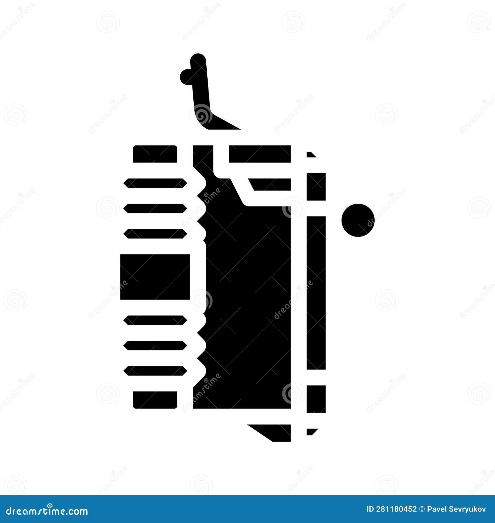 Fuse Electrical Engineer Glyph Icon Vector Illustration Stock ...