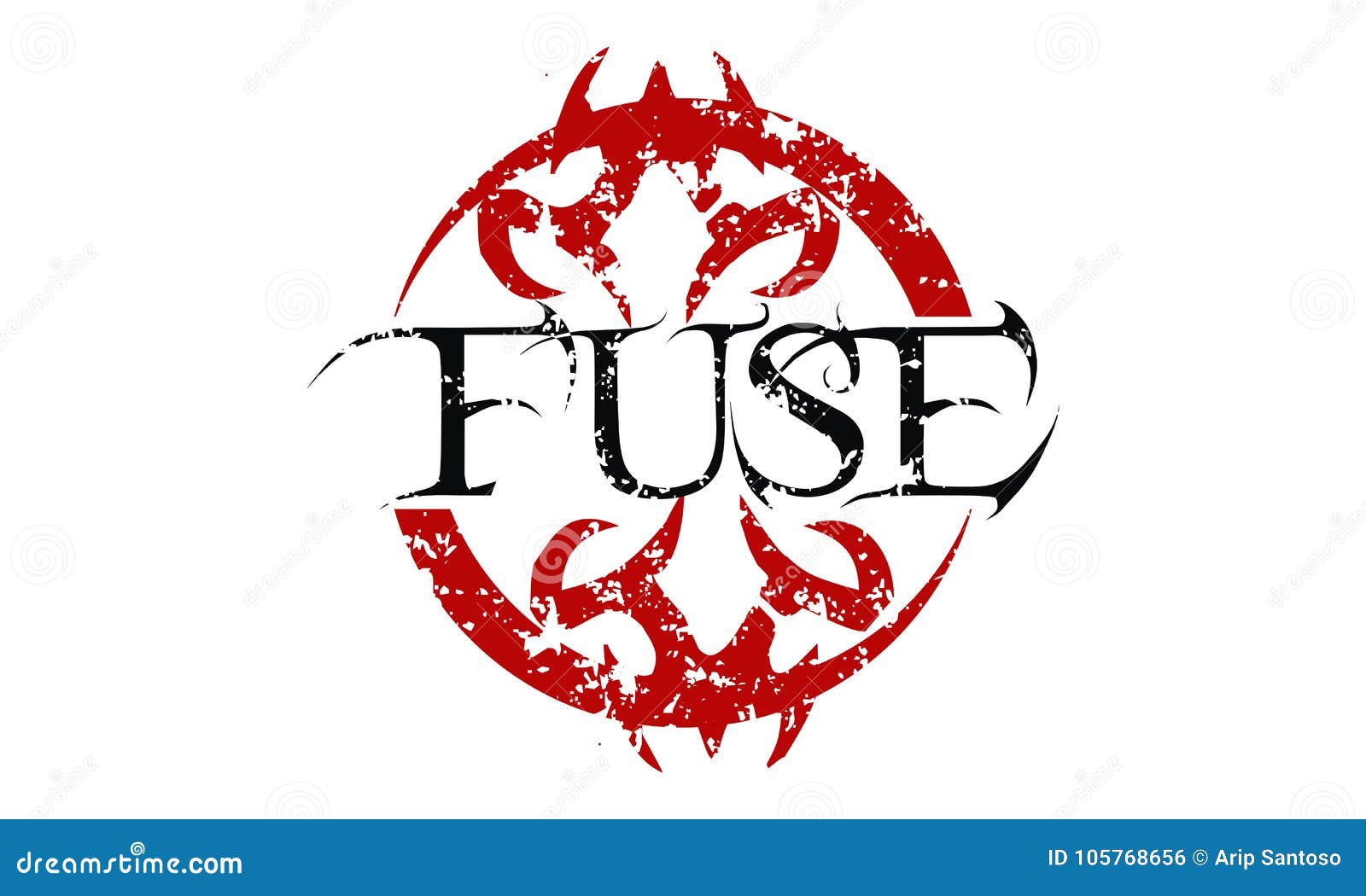 Fuse Letter Logo Design Template Stock Vector - Illustration of macro ...