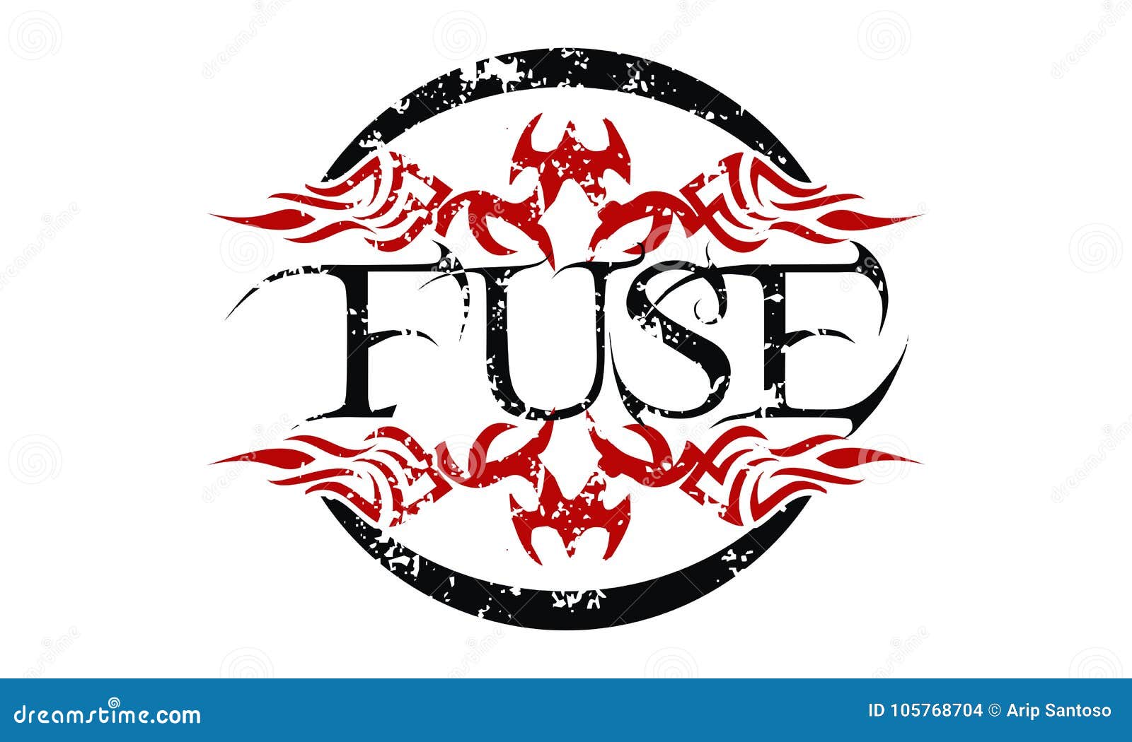 Fuse Letter Logo Design Template Stock Vector - Illustration of ...
