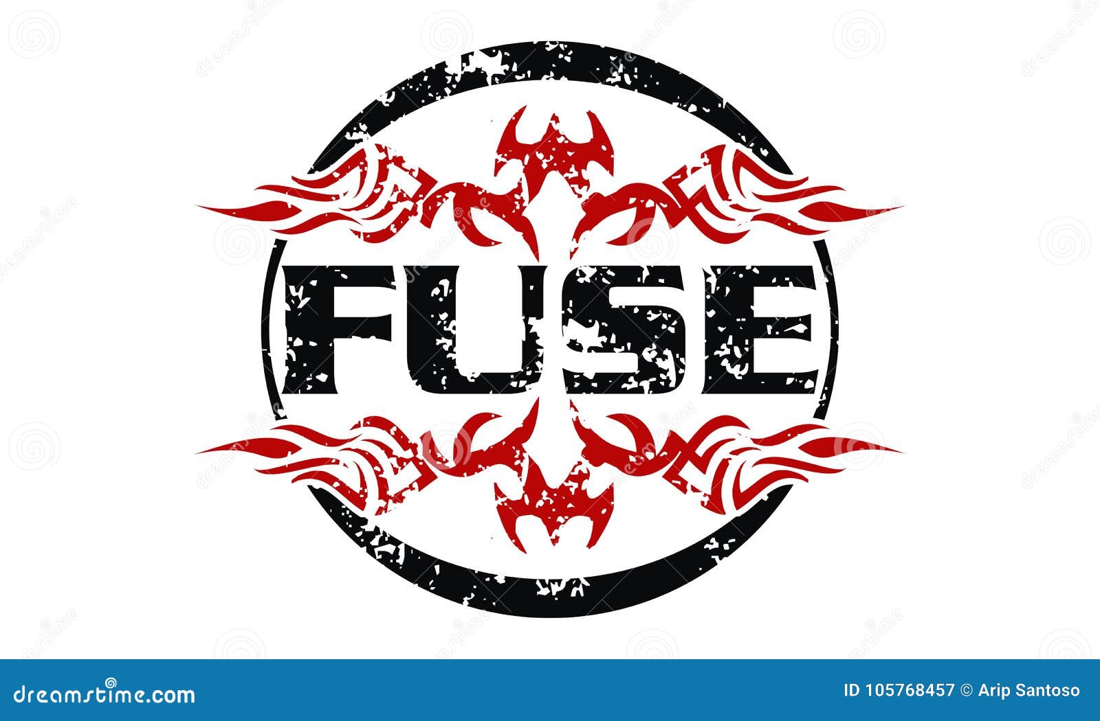 Fuse Letter Logo Design Template Stock Vector - Illustration of ...