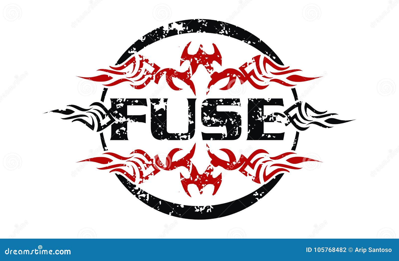 Fuse Letter Logo Design Template Stock Vector - Illustration of energy ...