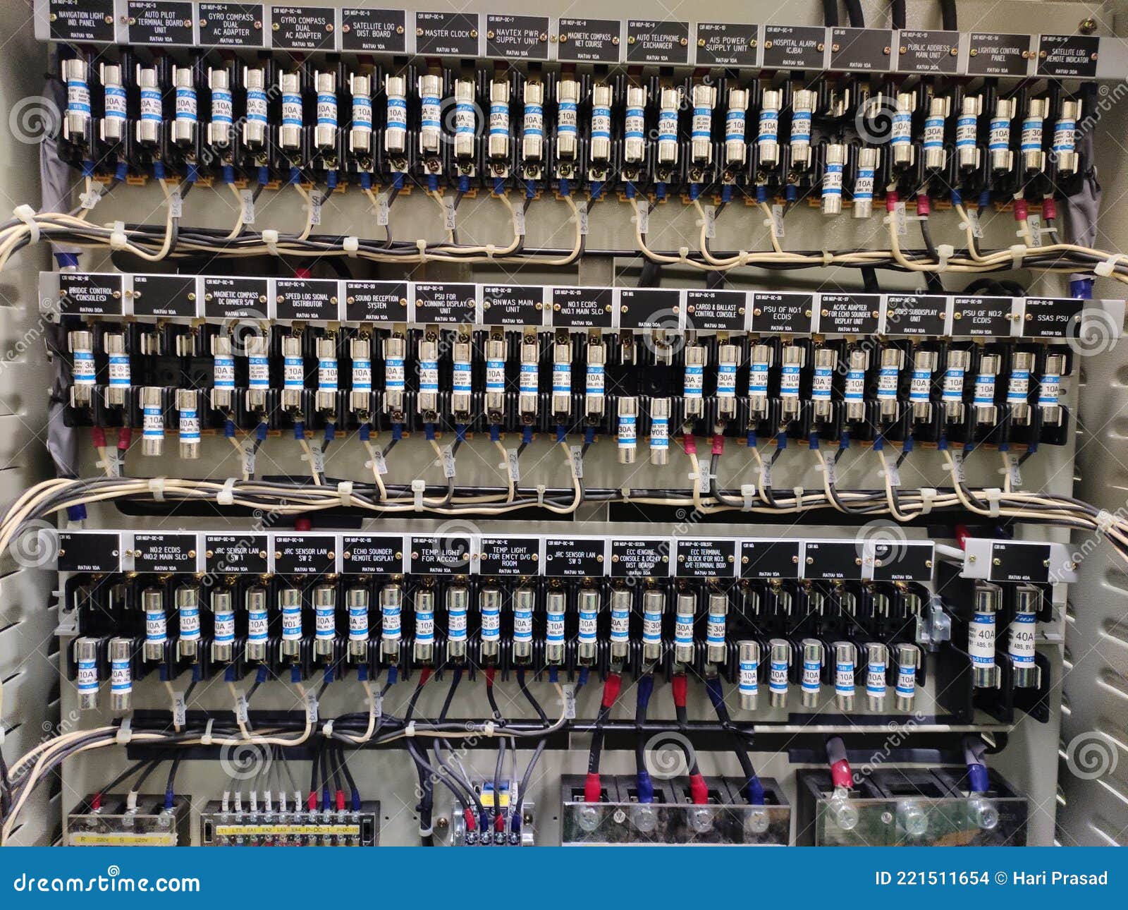 Fuse Rack Panel stock photo. Image of fuse, engine, multimedia - 221511654