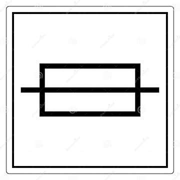 Fuse Symbol Sign, Vector Illustration, Isolate on White Background ...