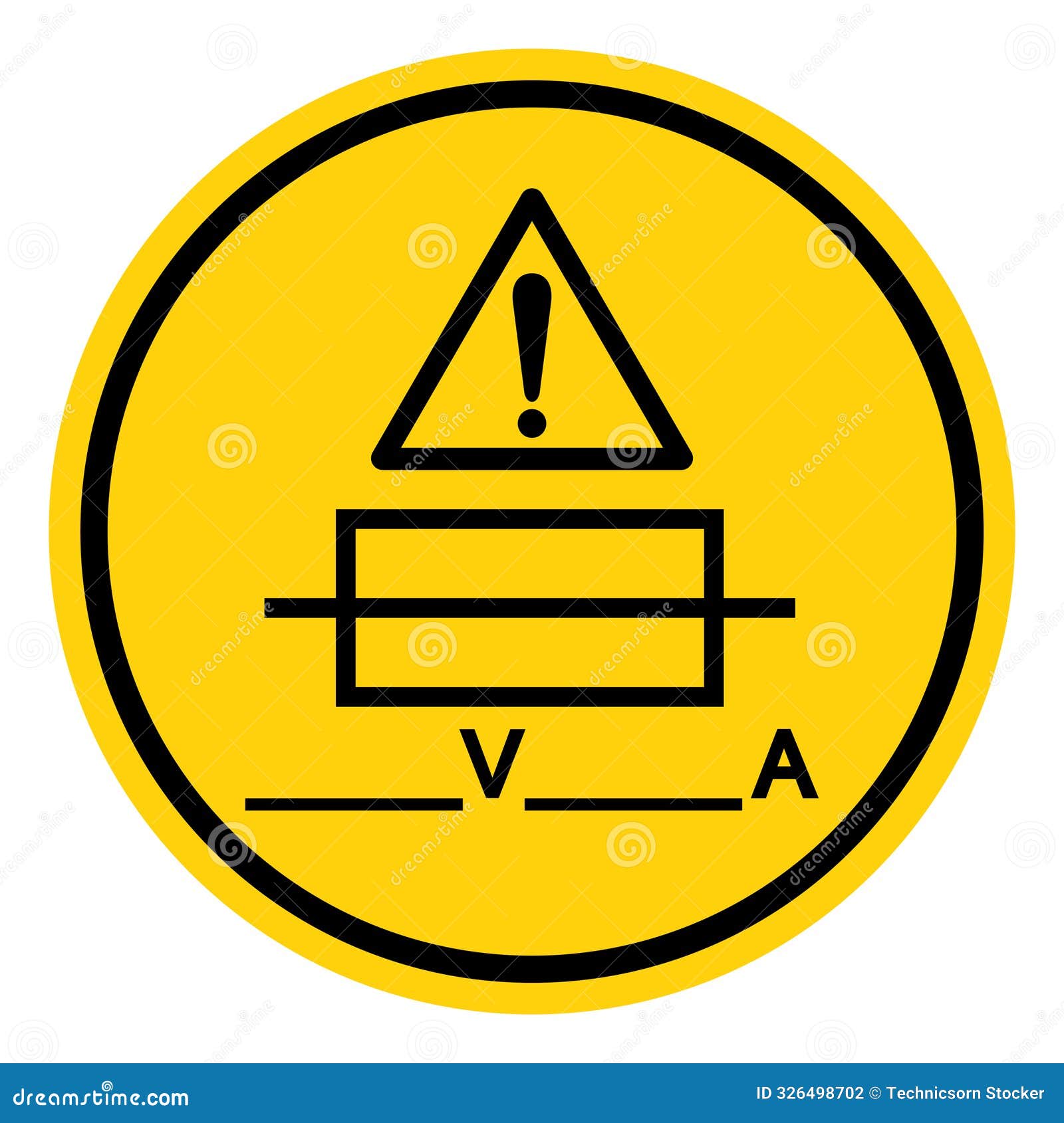 Fuse (Writable) Symbol Sign, Vector Illustration, Isolate on White ...