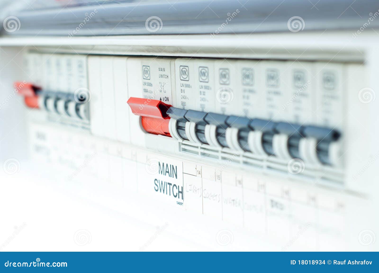 Fusebox stock photo. Image of fusebox, home, circuits - 18018934