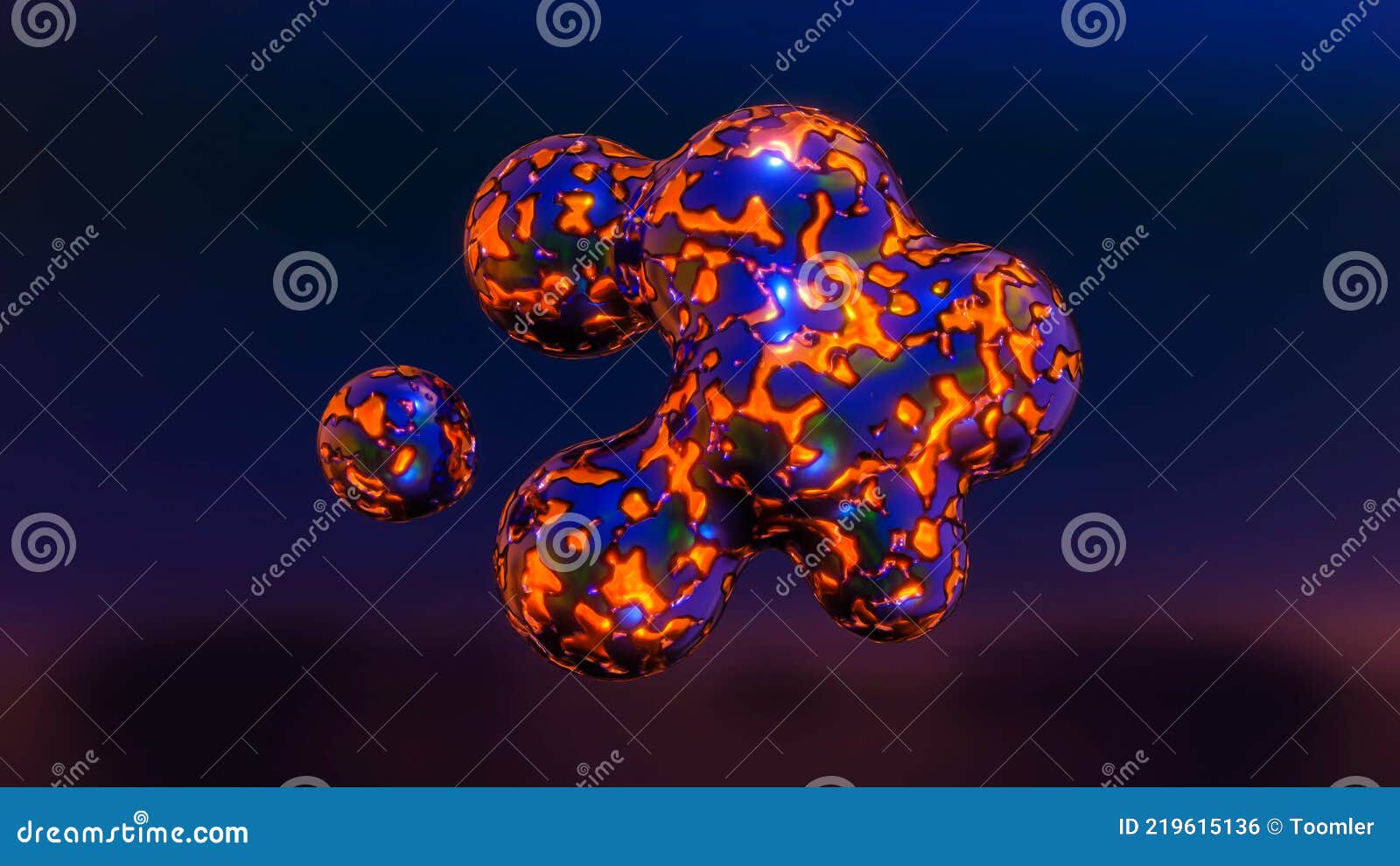 Fused Soft Spheres with a Speckled Texture. Abstract Three-dimensional ...