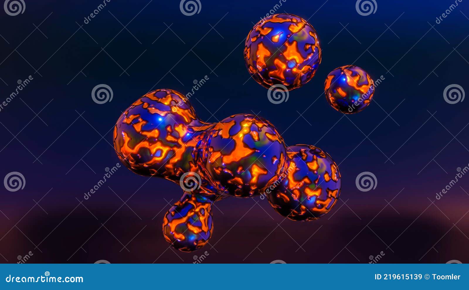 Fused Soft Spheres with a Speckled Texture. Abstract Three-dimensional ...