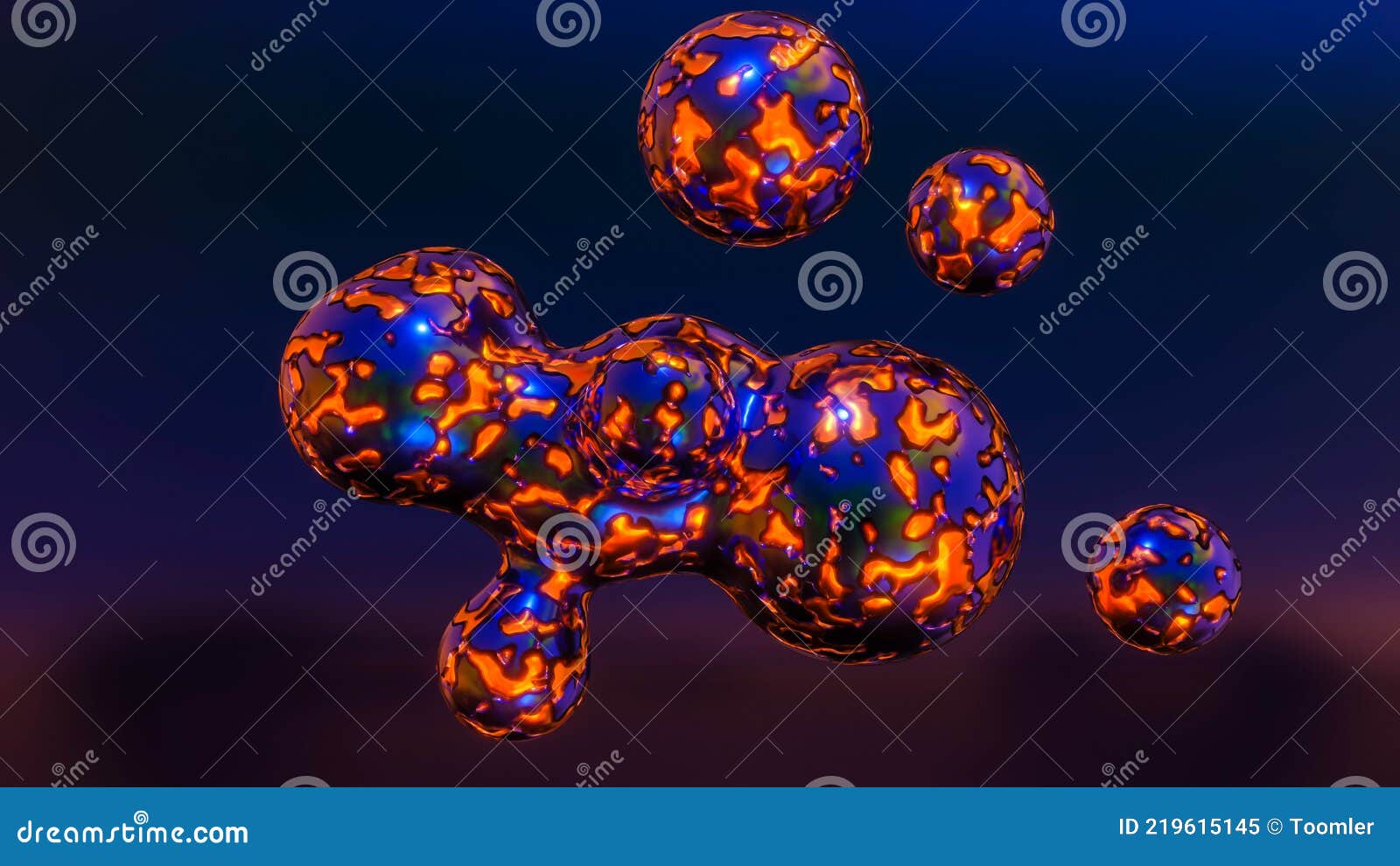 Fused Soft Spheres with a Speckled Texture. Abstract Three-dimensional ...
