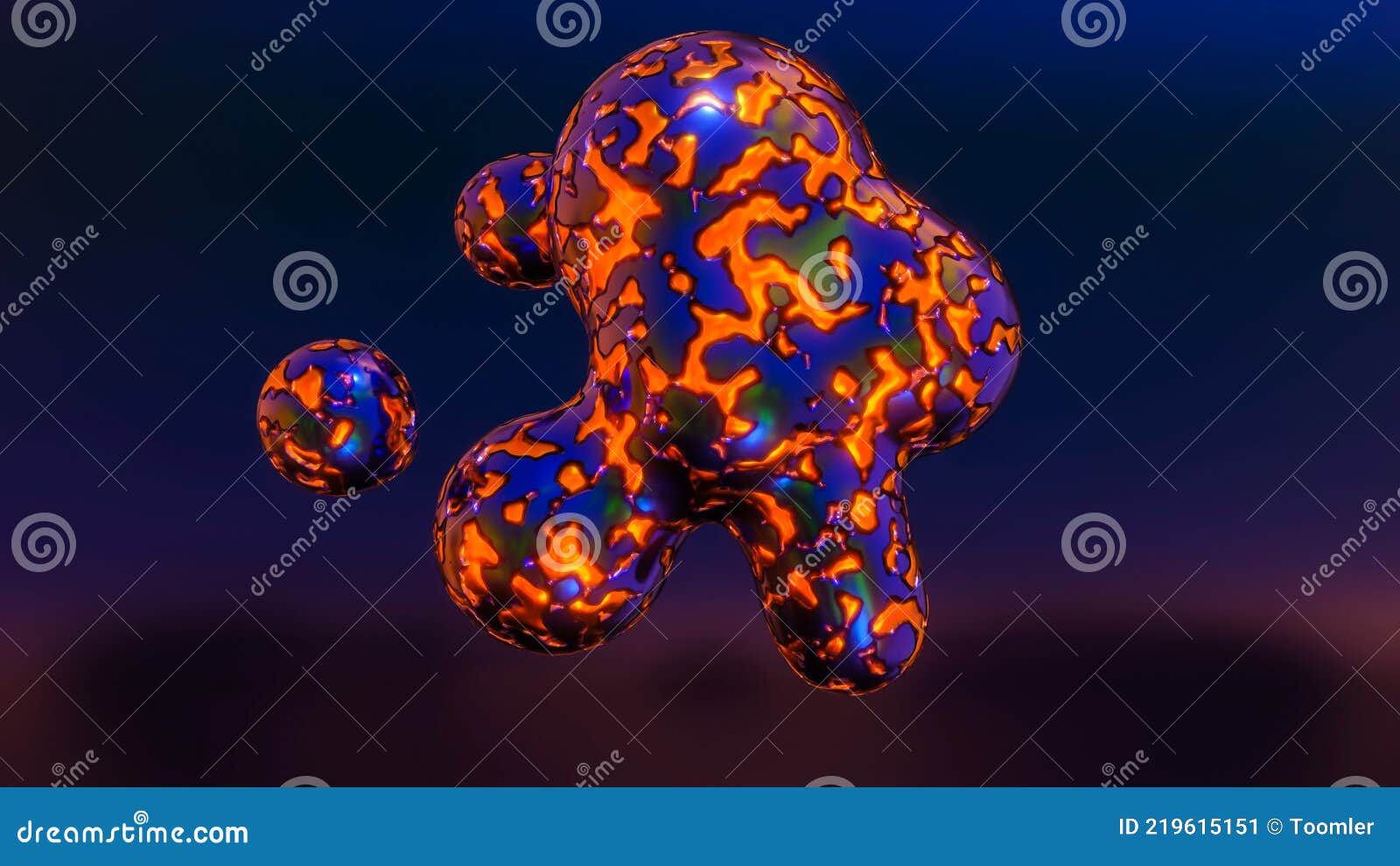 Fused Soft Spheres with a Speckled Texture. Abstract Three-dimensional ...