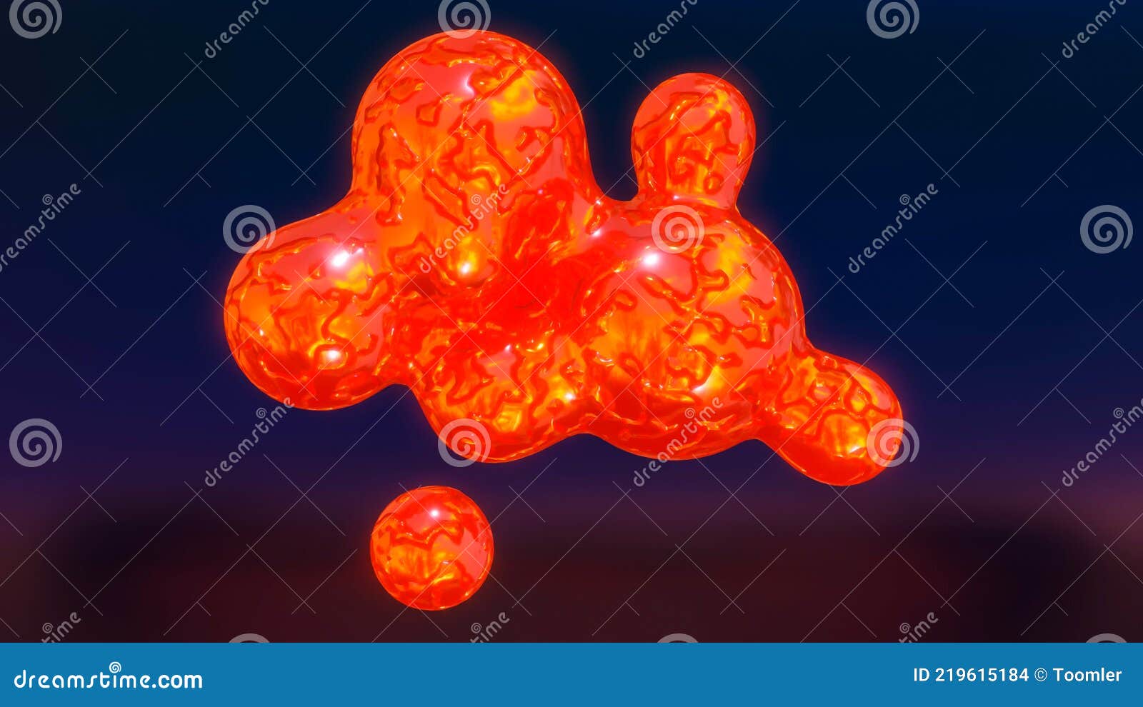 Fused Soft Spheres with a Speckled Texture. Abstract Three-dimensional ...