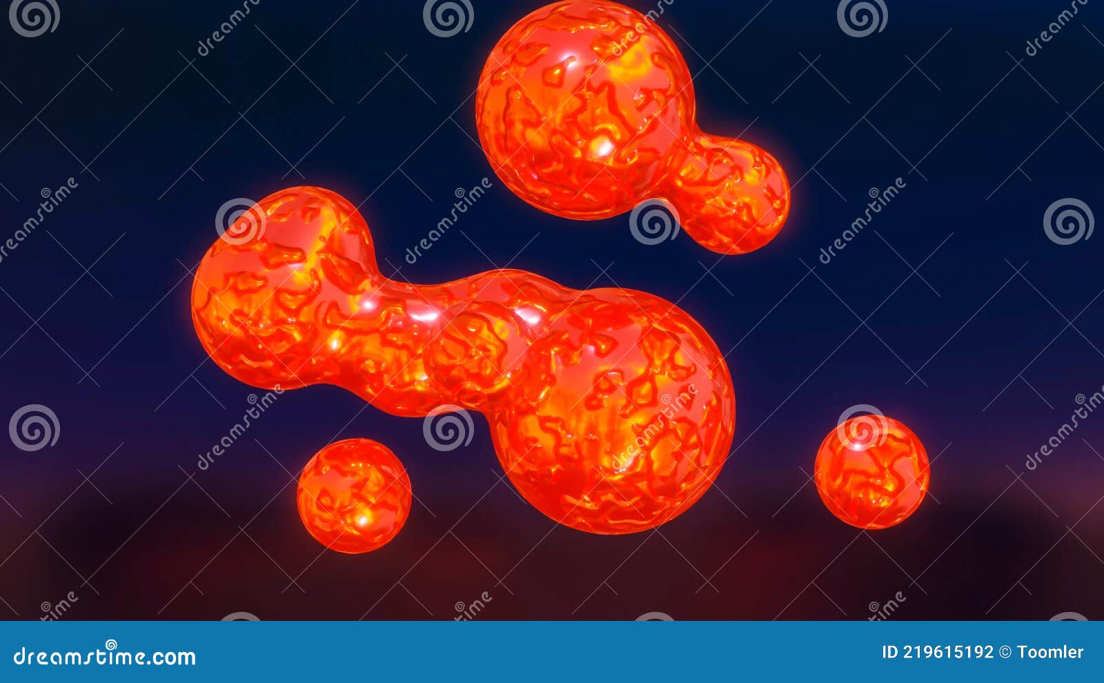 Fused Soft Spheres with a Speckled Texture. Abstract Three-dimensional ...