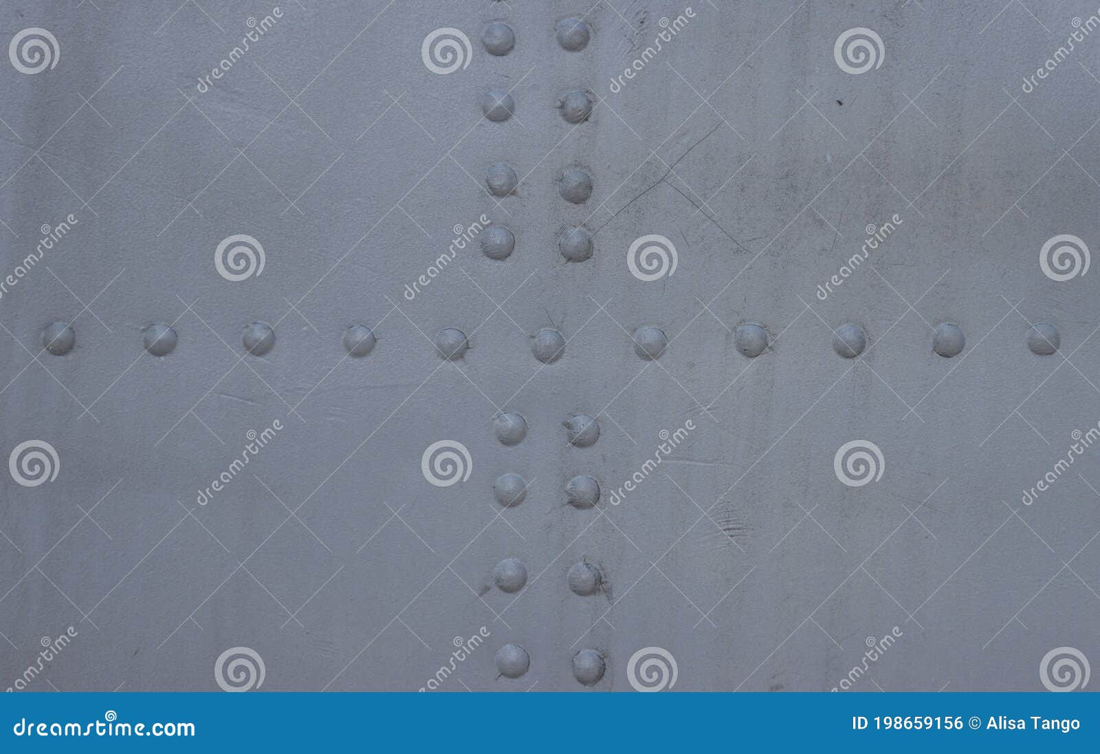 The Fuselage of a Retro Airplane in Rivets Stock Photo - Image of close ...