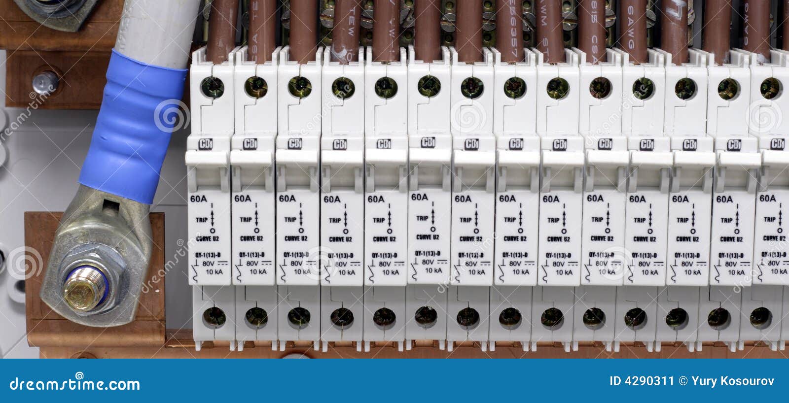 Fuses stock image. Image of technology, electrician, close - 4290311