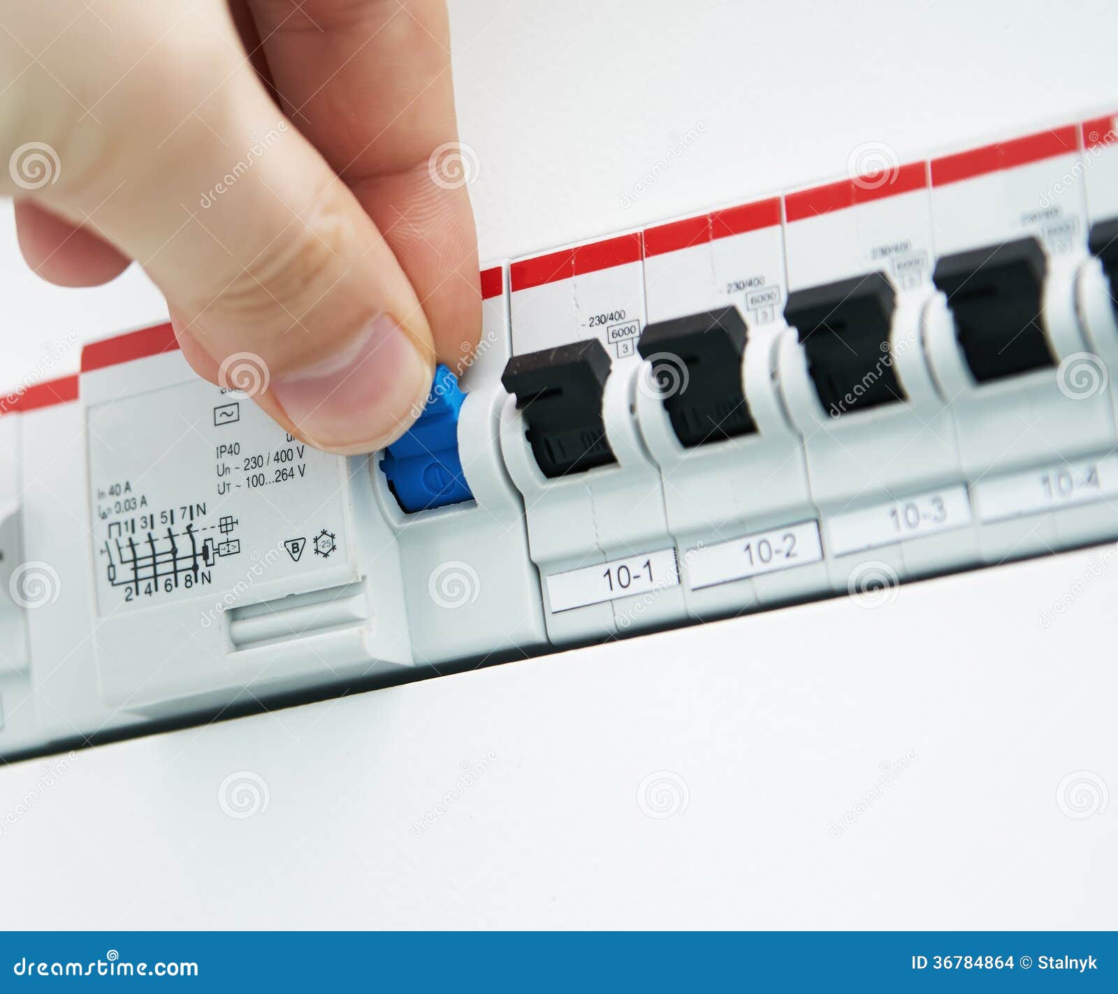 Fuses control stock photo. Image of electric, distribution - 36784864