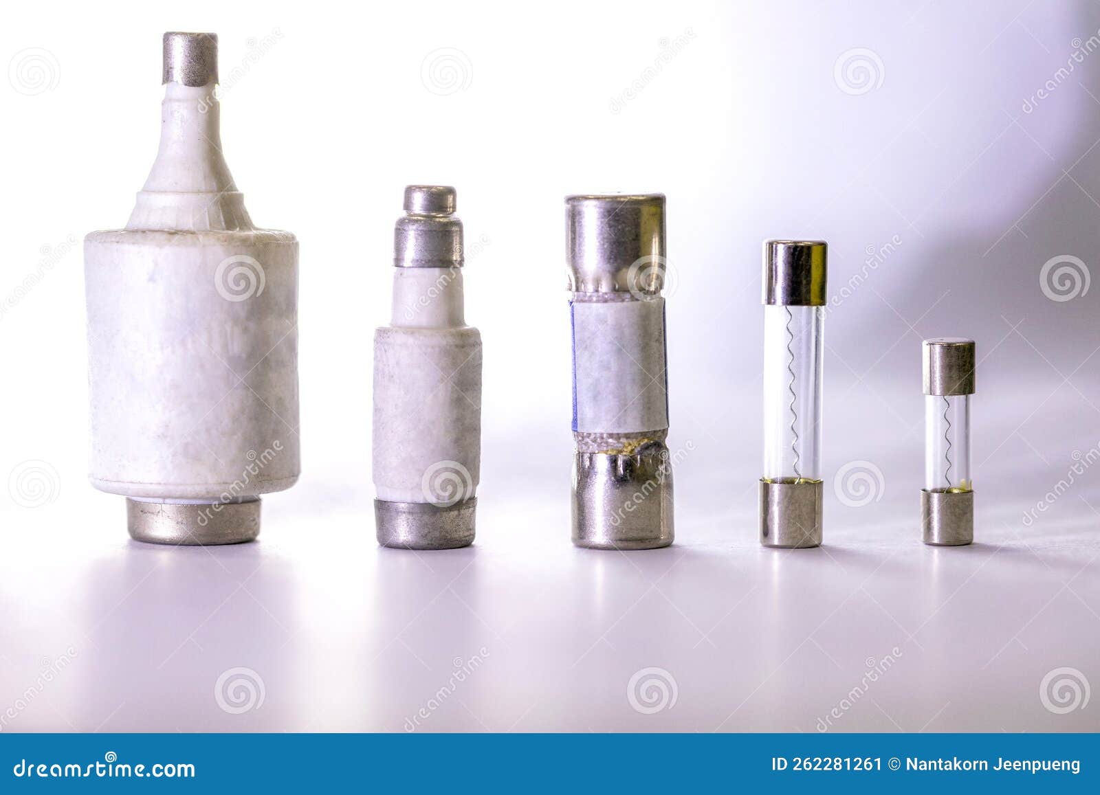 Fuses Used To Connect the Electrical Industry Stock Image - Image of ...