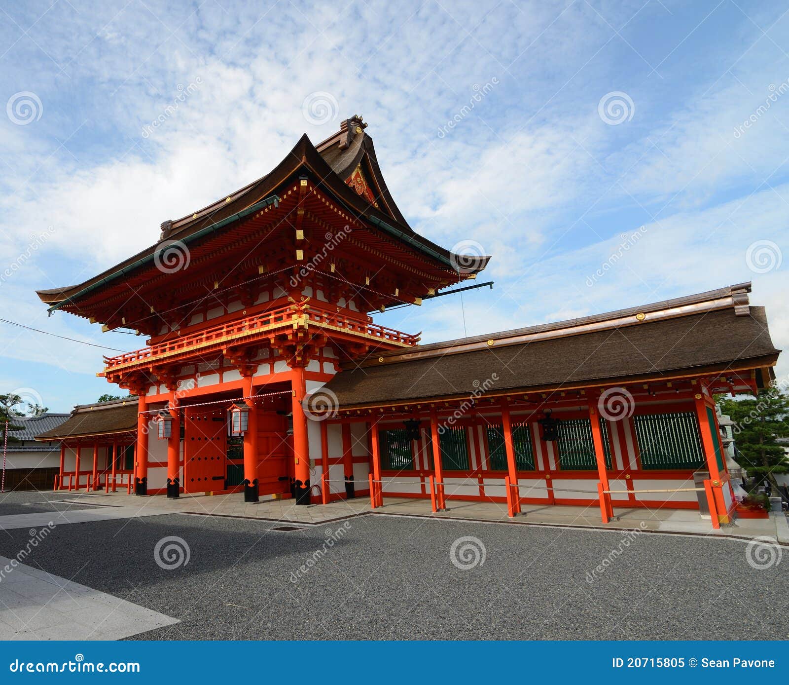 Fushimi Inari Shrine Entrance Stock Image - Image of entranceway, front ...