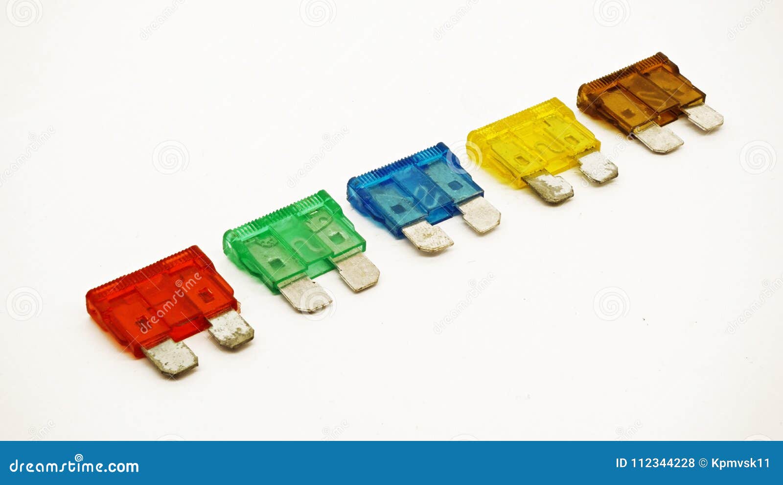 Fusibles de voiture photo stock. Image du électrique - 112344228