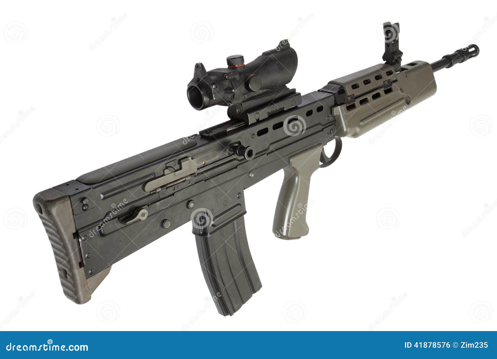 Fusil D'assaut Britannique L85 Photo stock - Image du forces, machine ...