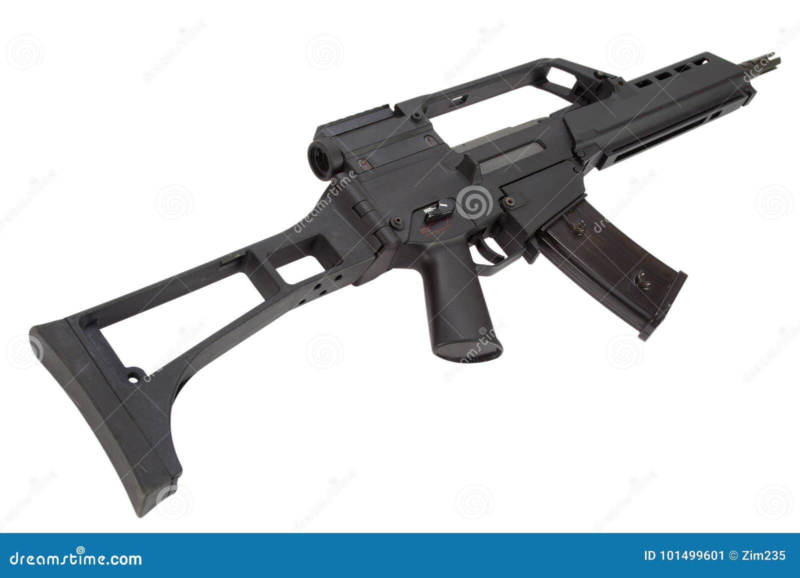 Fusil d'assaut moderne image stock. Image du marines - 101499601