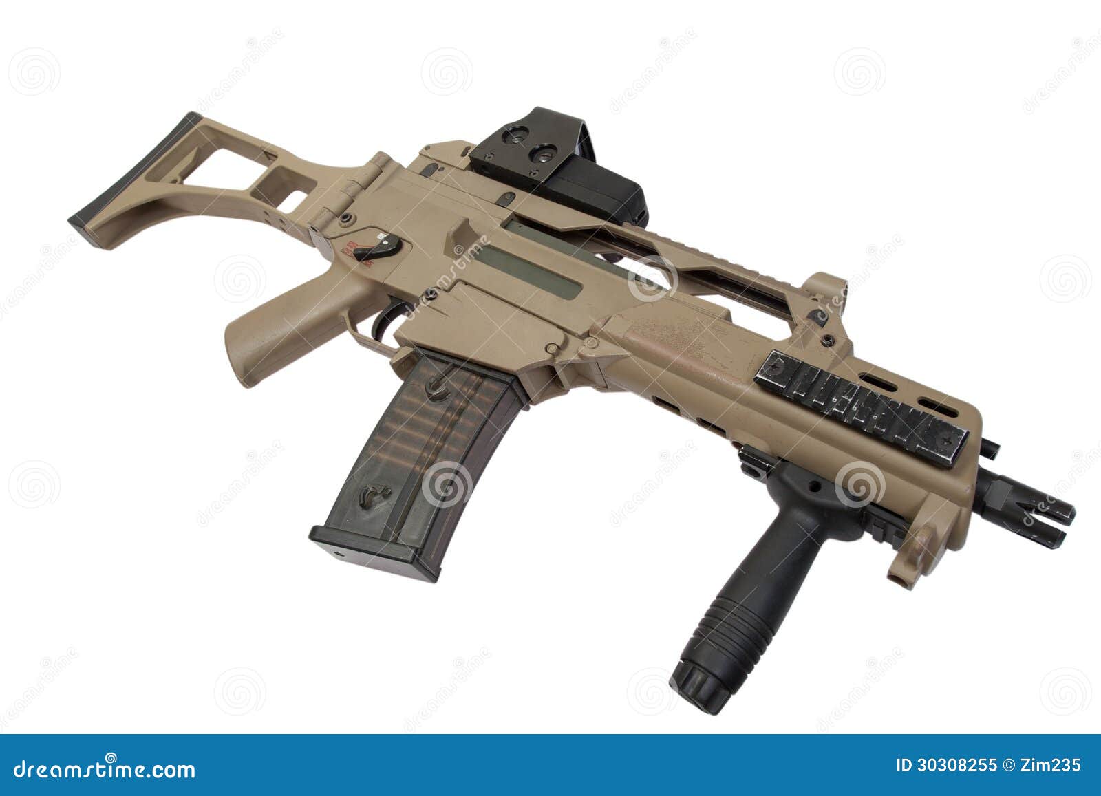 Fusil d'assaut moderne image stock. Image du attaque - 30308255