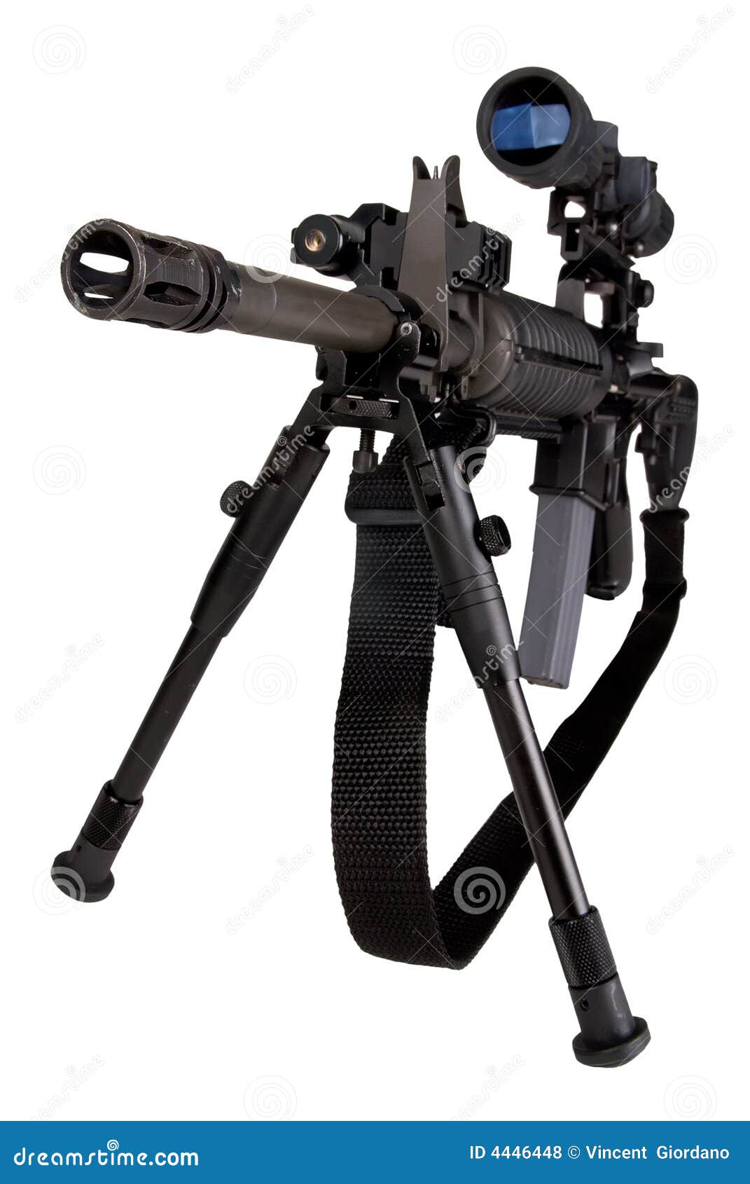 Fusil militaire photo stock. Image du militaire, agrafe - 4446448