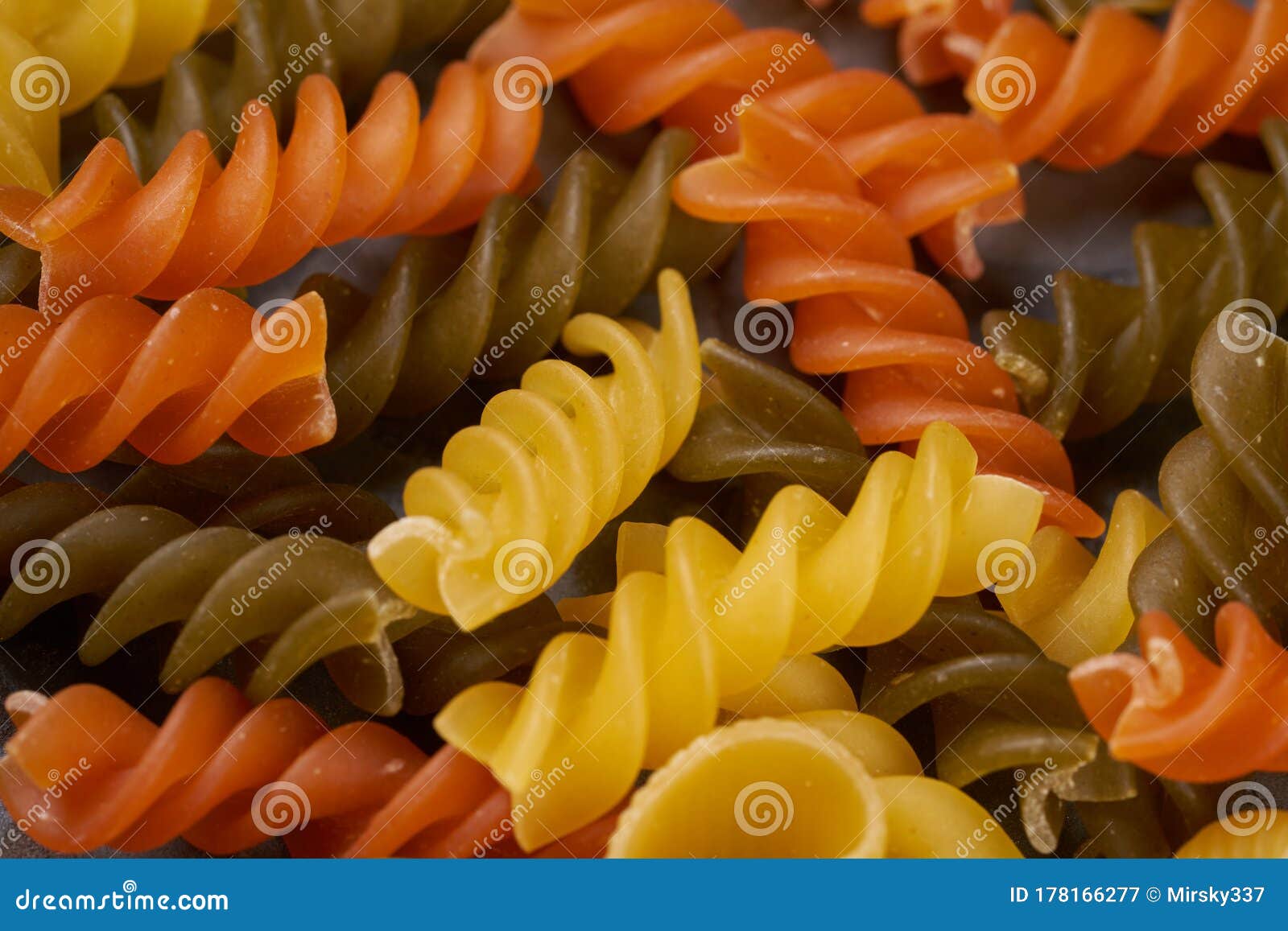 Fusili Texture Multicolored Stock Image - Image of heap, group: 178166277
